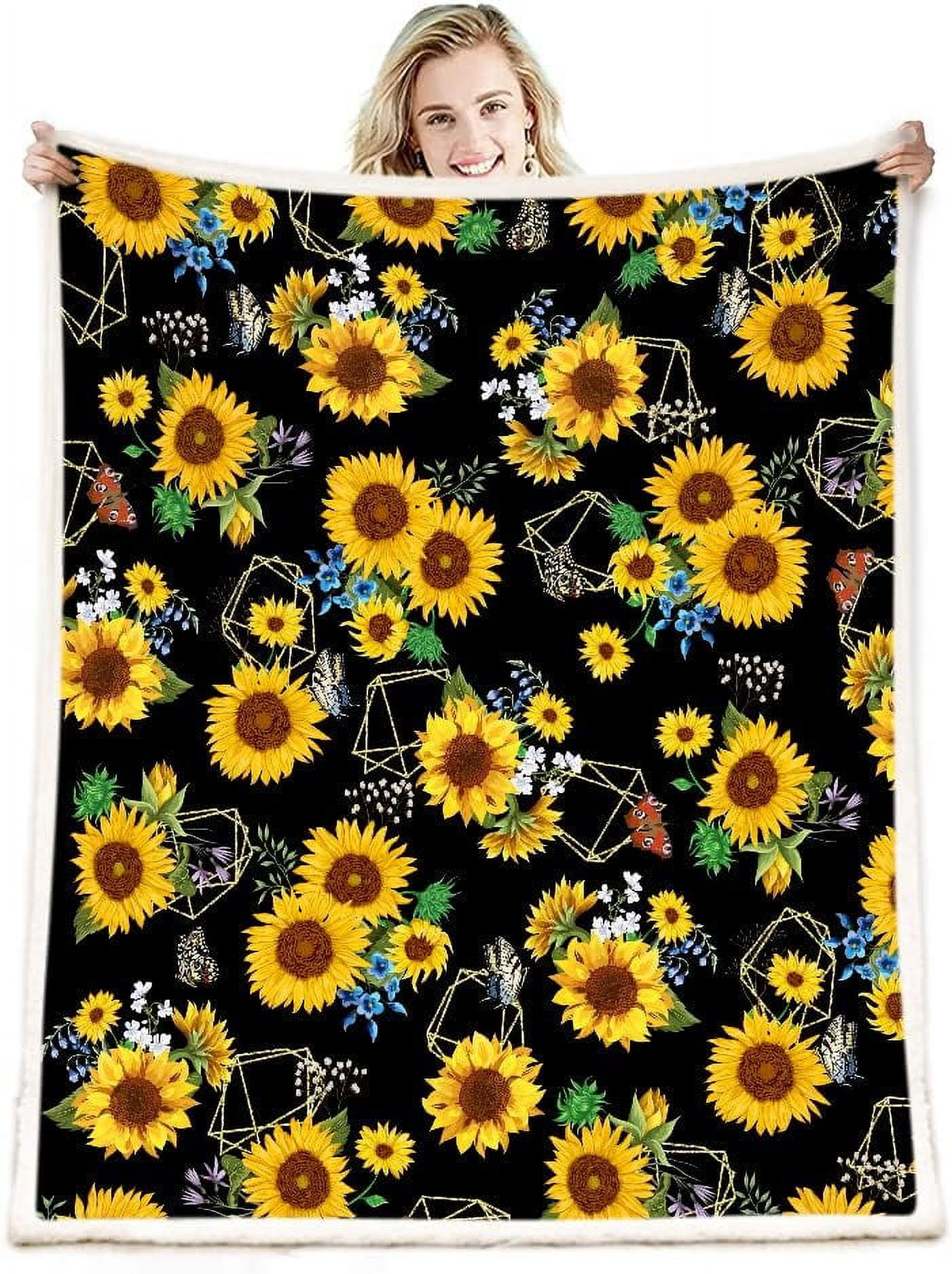 Sunflower Blanket Sunflower Gifts for Women Throw Blanket,Sunflower ...