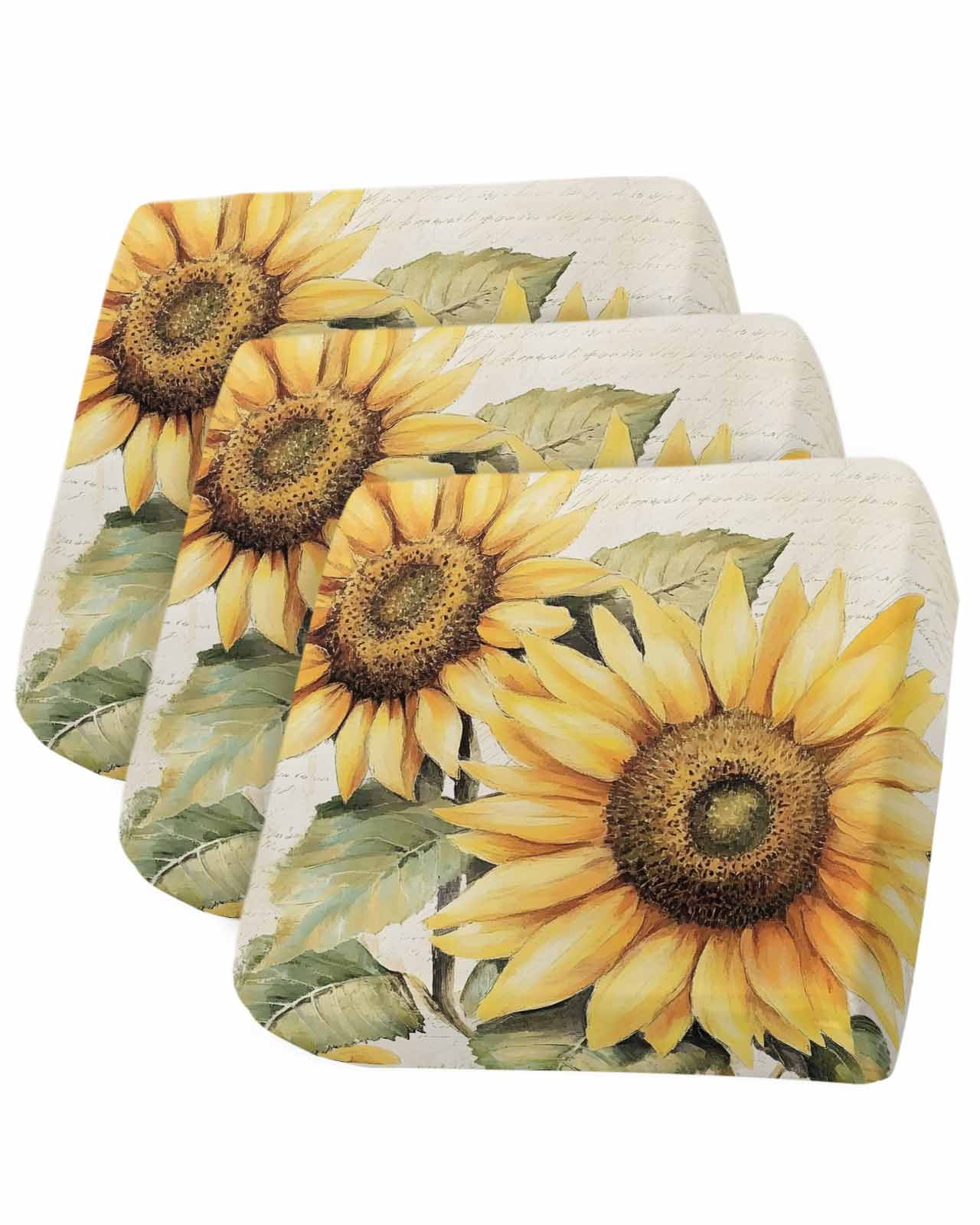 Sunflower Blossom Sofa Couch Cushion Covers Washable, Removable ...