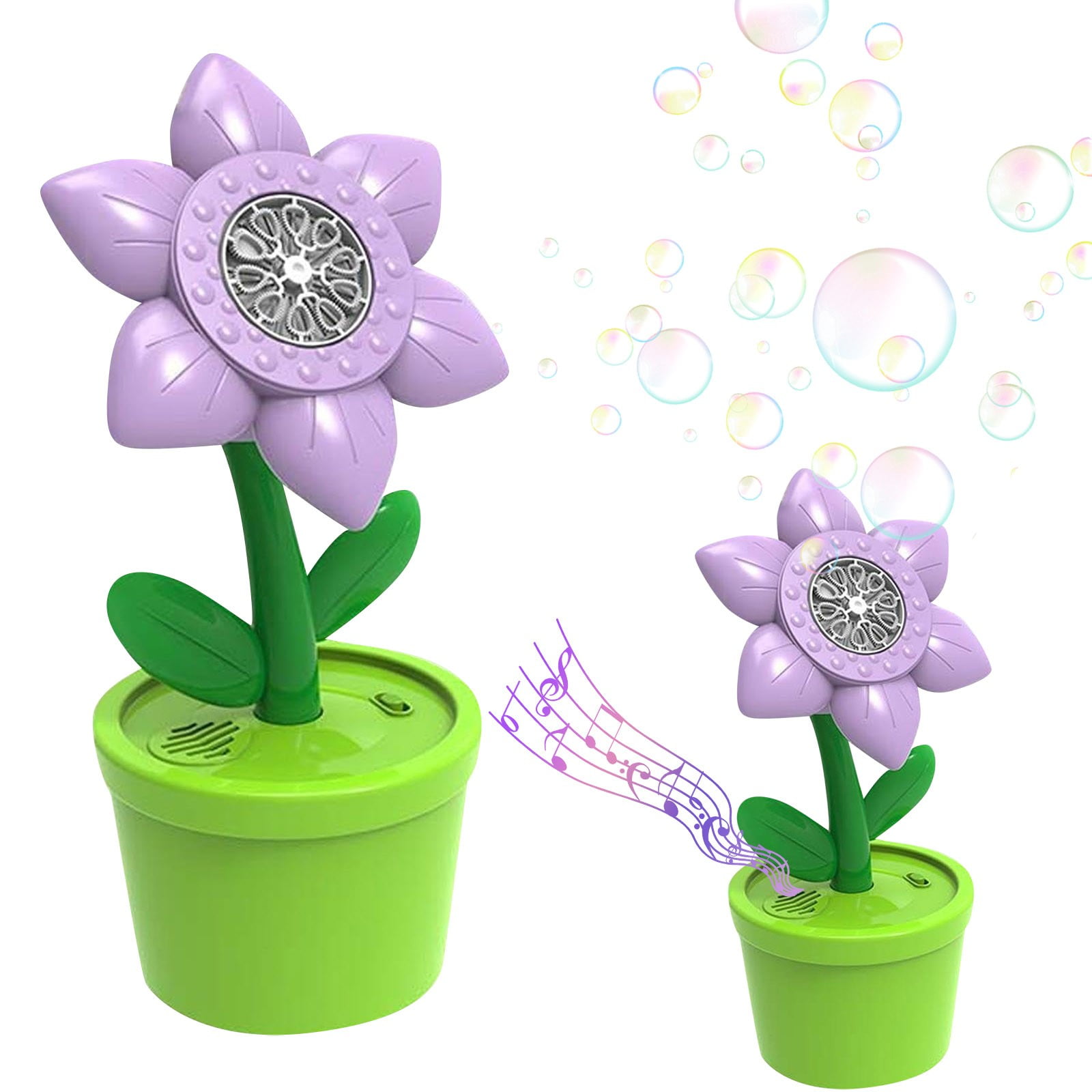 Sunflower Bubble Machine for Kids Automatic Flower Bubble Toy with ...