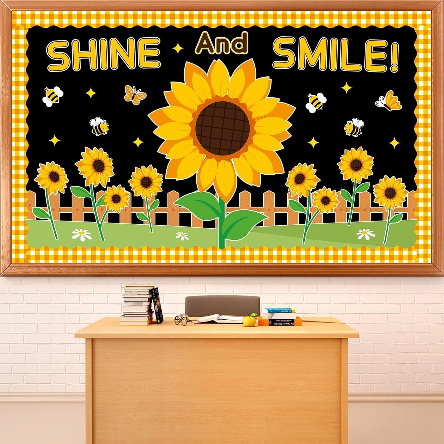 Sunflower Bulletin Board Set Sunshine Sunflower Classroom Bulletin ...