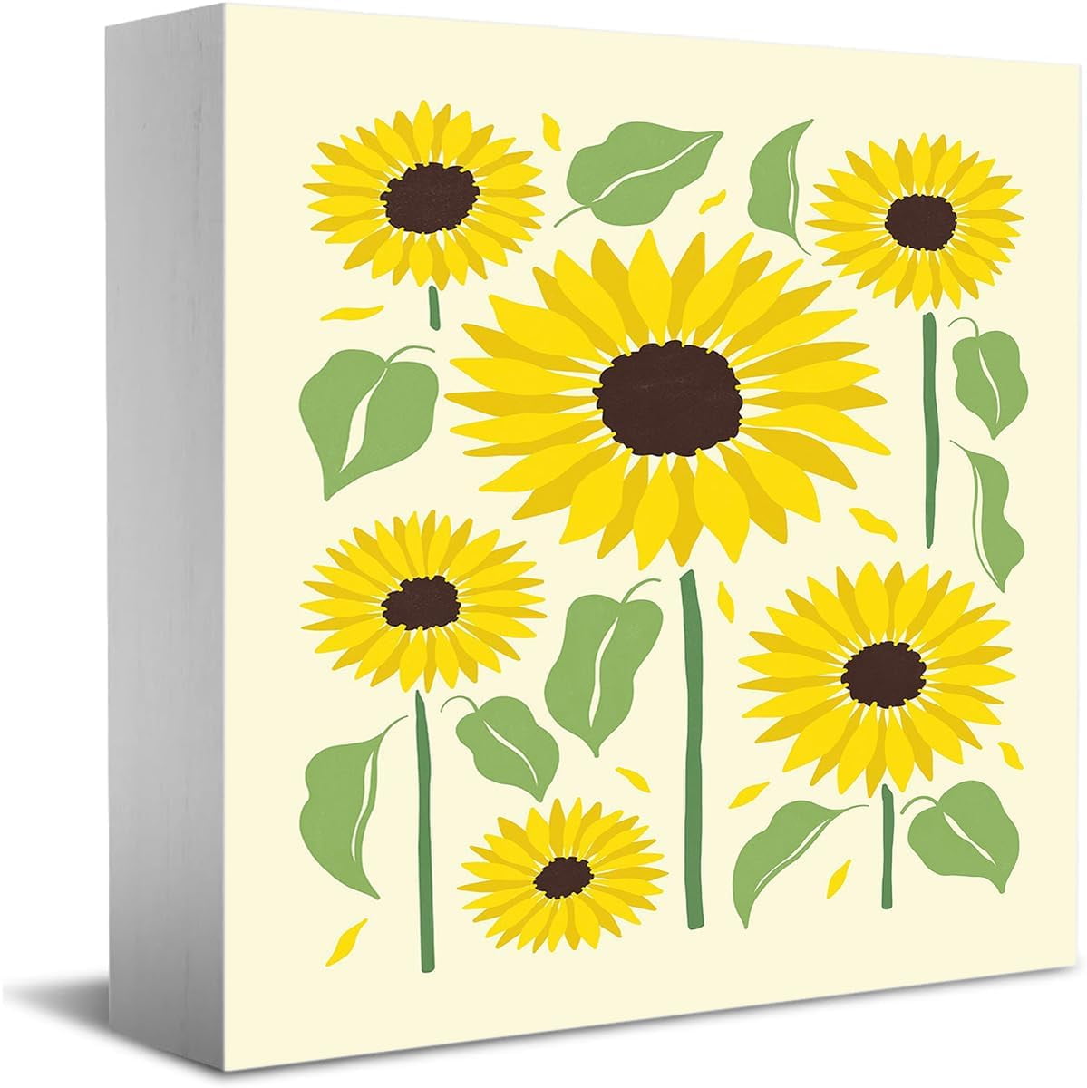Sunflower Colorful Sunflower Rustic Spring Office Desk Decor Cute ...