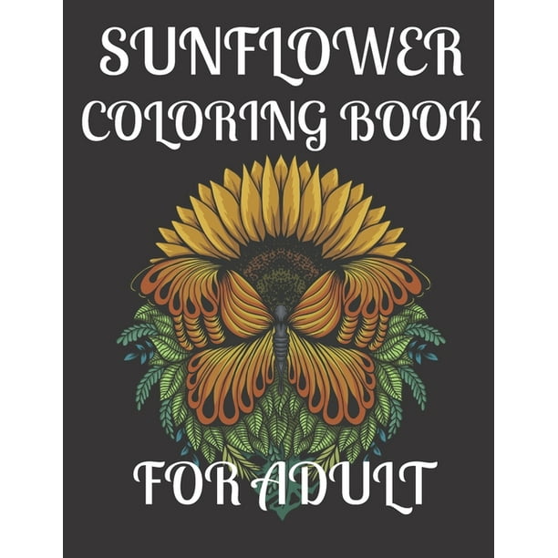 sun flower coloring book