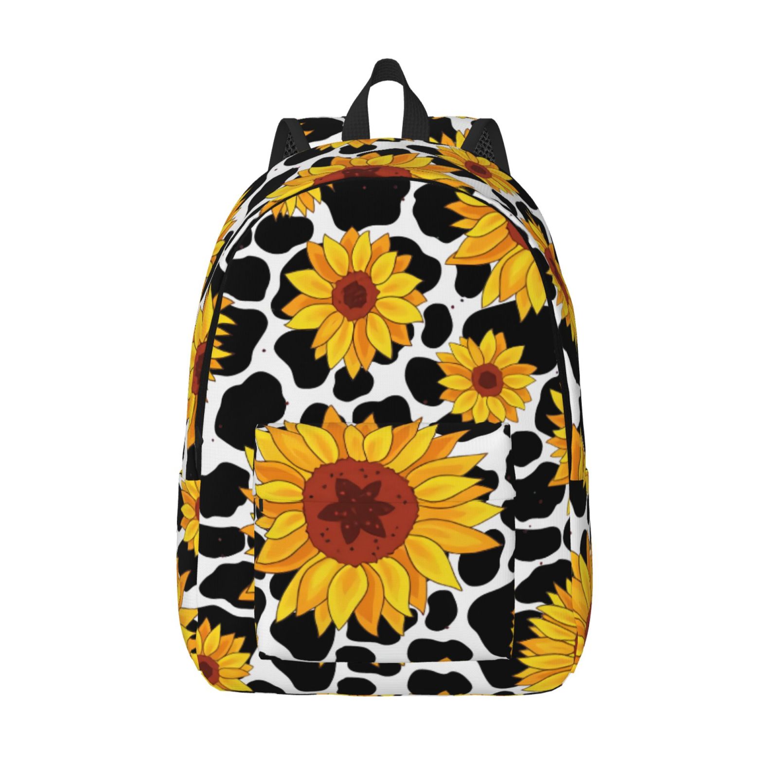 Sunflower Cow Pattern Backpack for Men Women Laptop Backpack Hiking ...