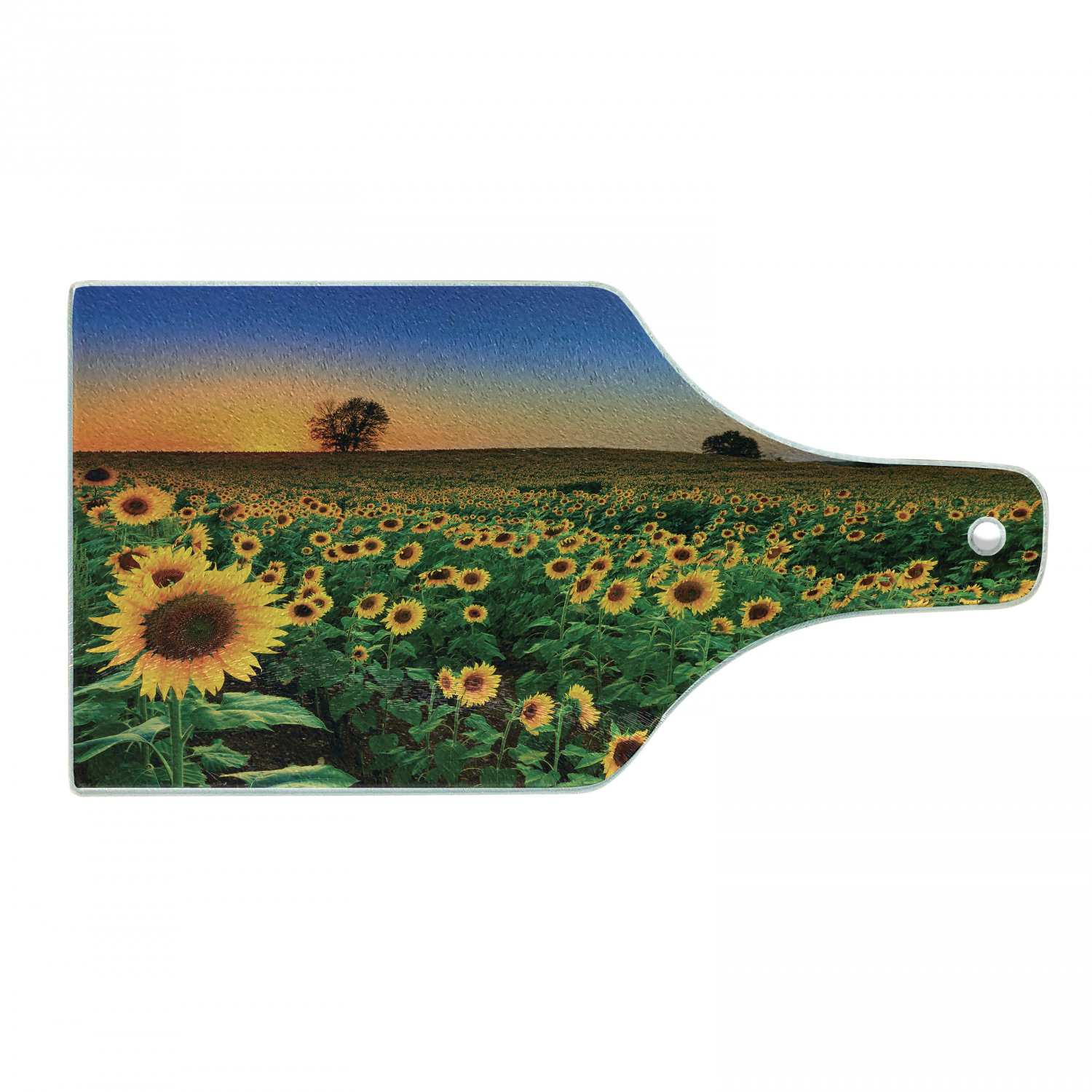 Sunflower Cutting Board, Summer Themed Digitally Generated Photo of ...