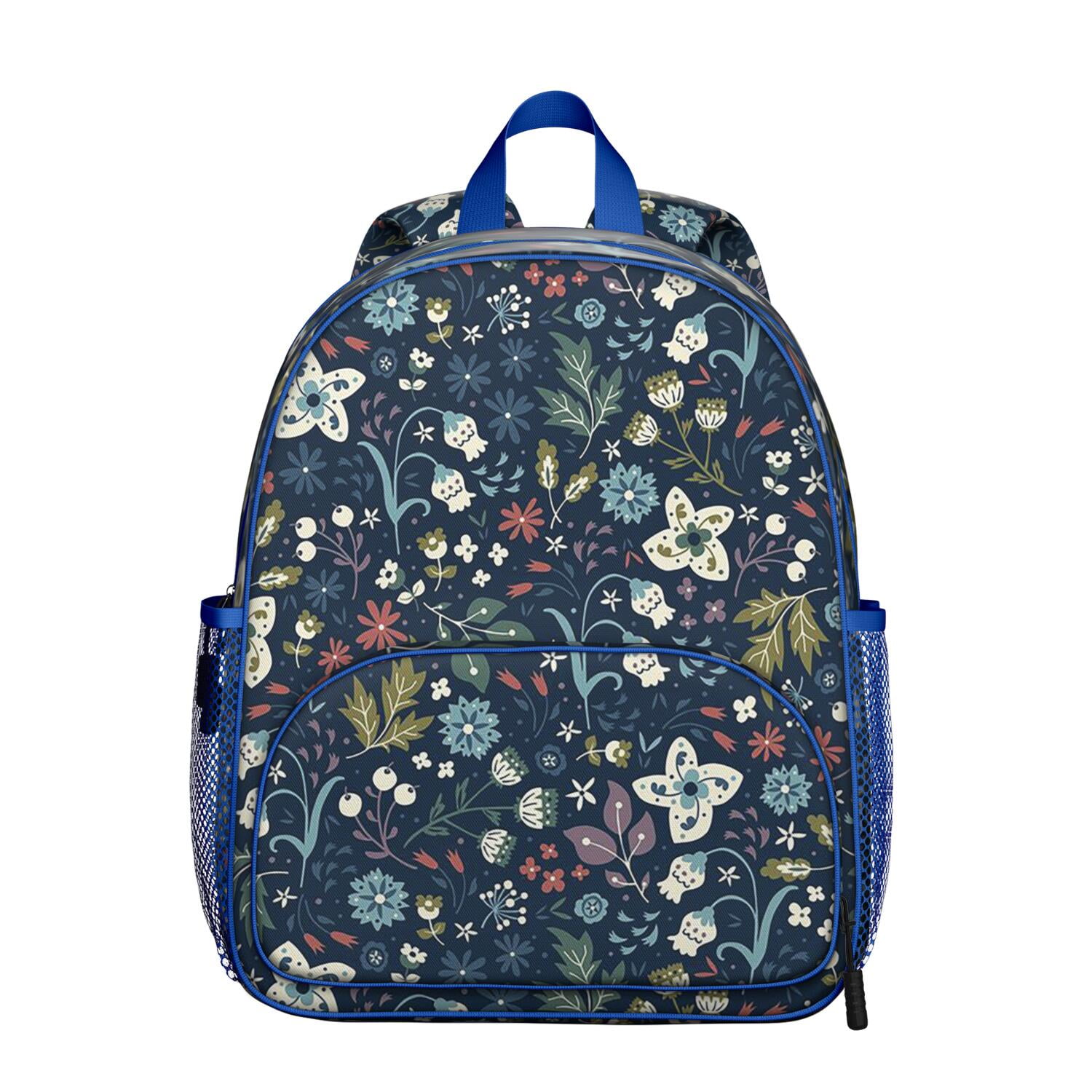 Sunflower Daisy Floral Backpack - Ergonomic & Adjustable Straps ...