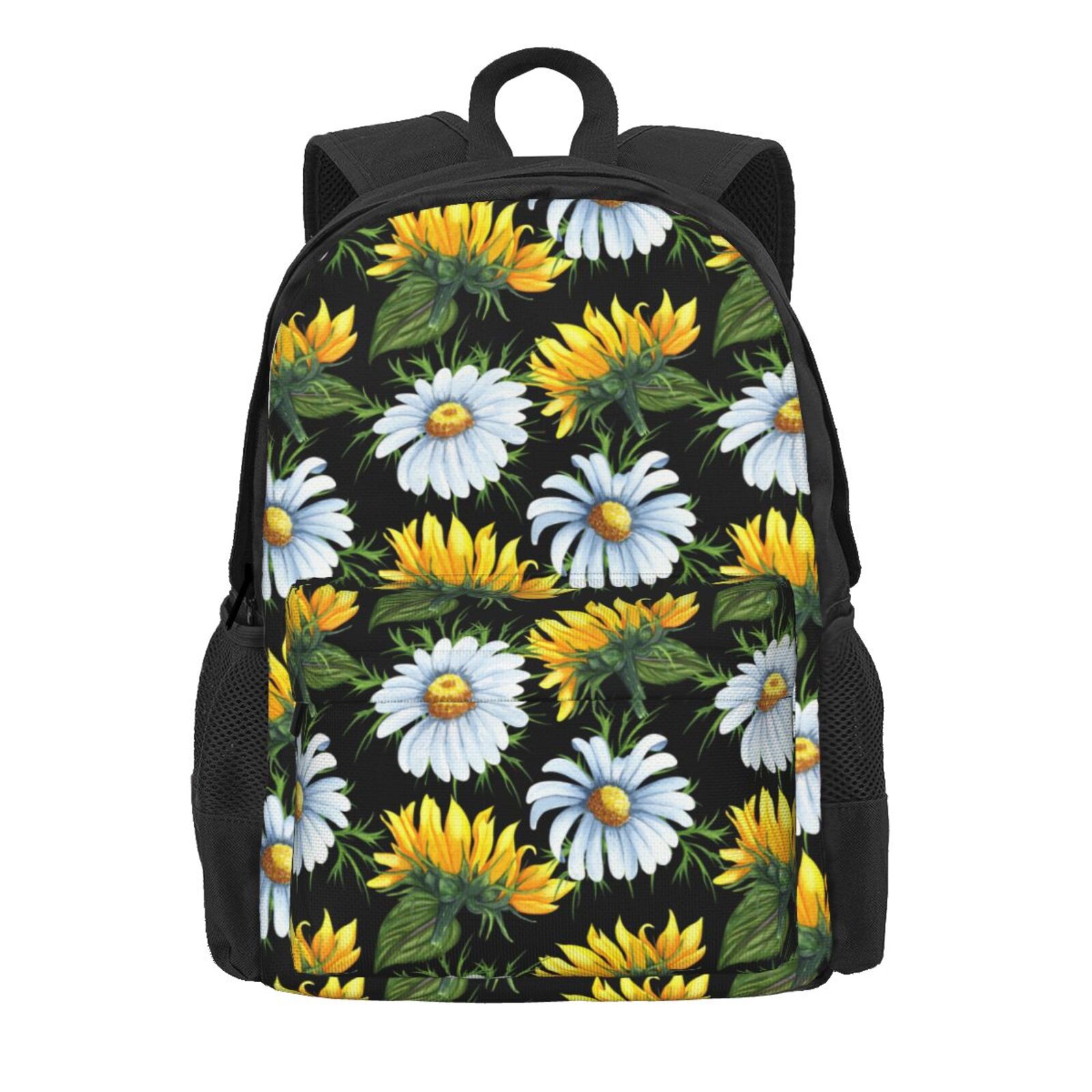 Sunflower Daisy Large Capacity Travel Backpack Suitable For 15 Inch ...
