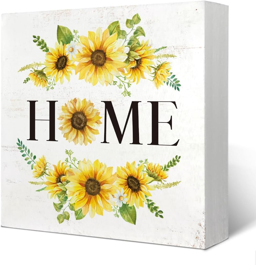 Sunflower Decor,Sunflower Signs For Home Decor,Summer Decorations For ...
