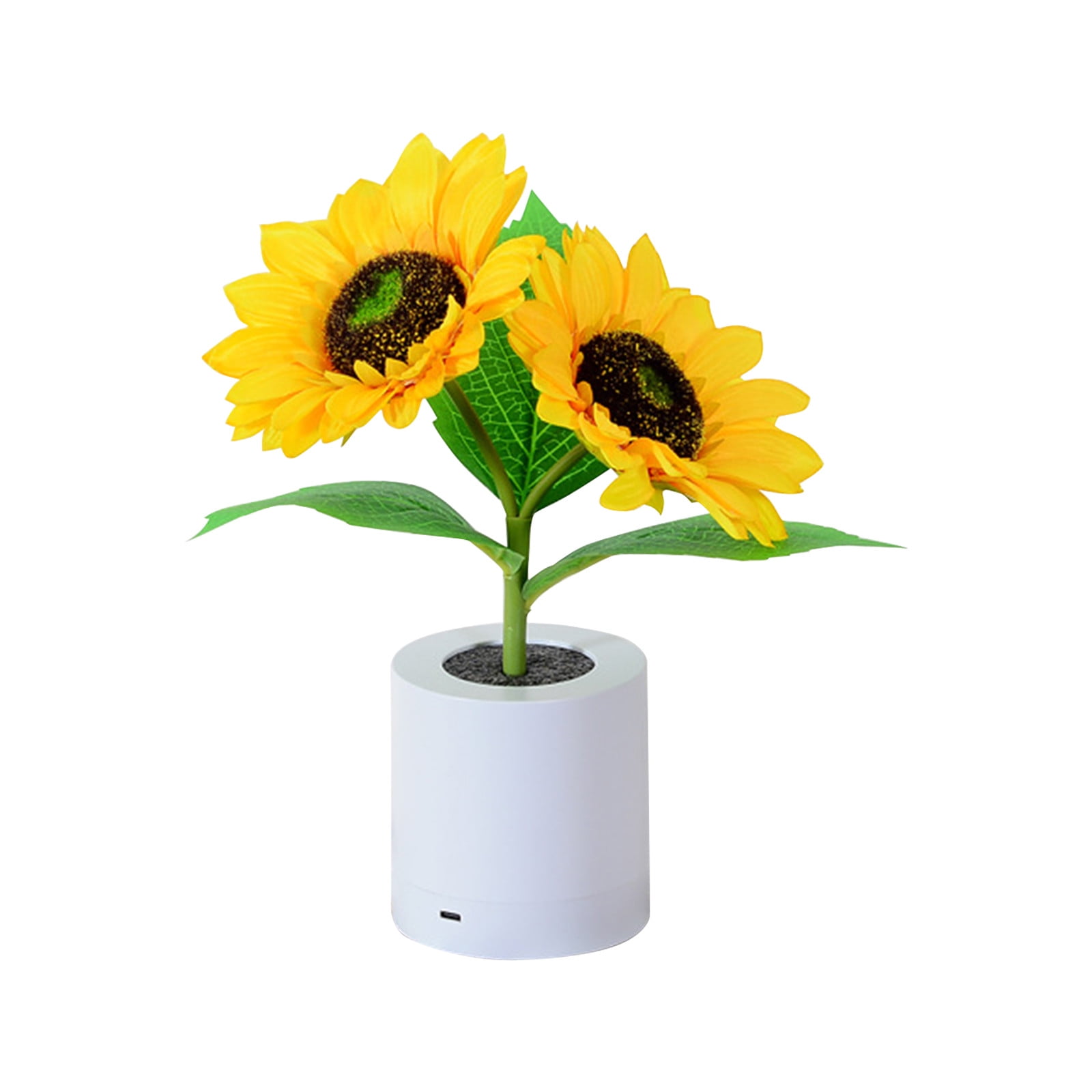Sunflower Decor with Warm Glow LED Light Energy Efficient and Dimmable ...