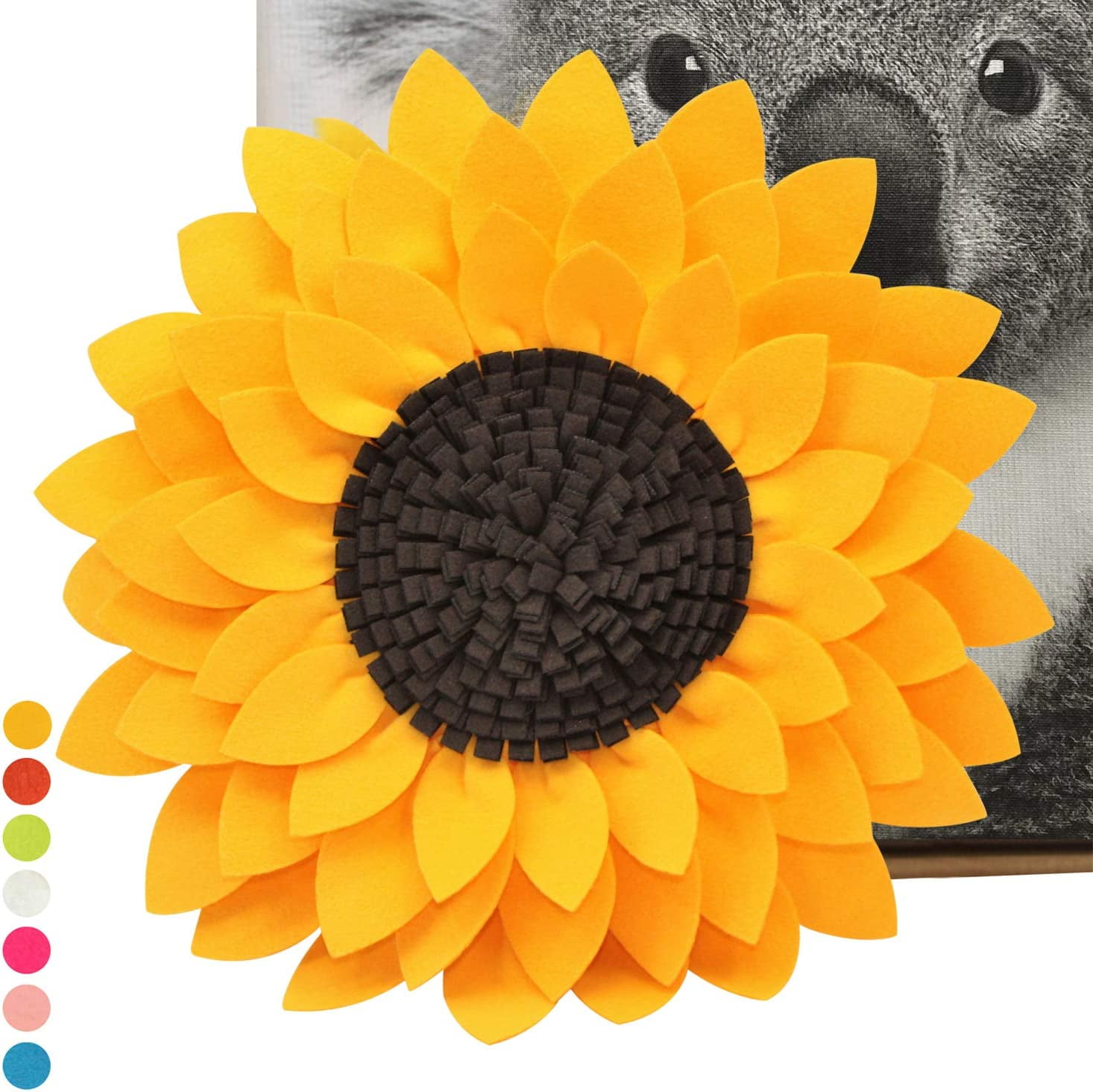 Sunflower Decorative Throw Pillows, 3D Flower Pillow, Accent Pillow ...