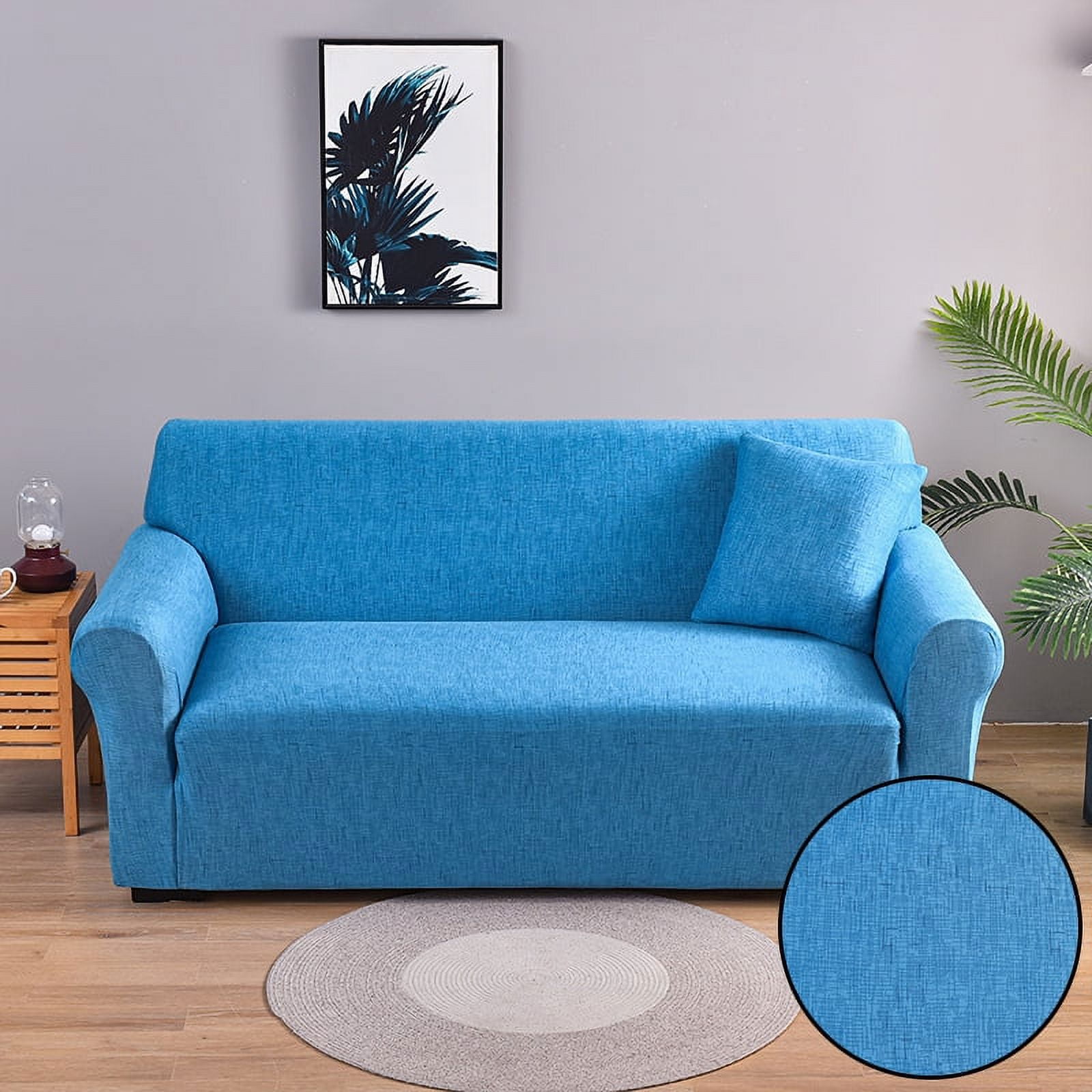 Sunflower Elastic Sofa Covers for Living Room Geometric ArmChair ...