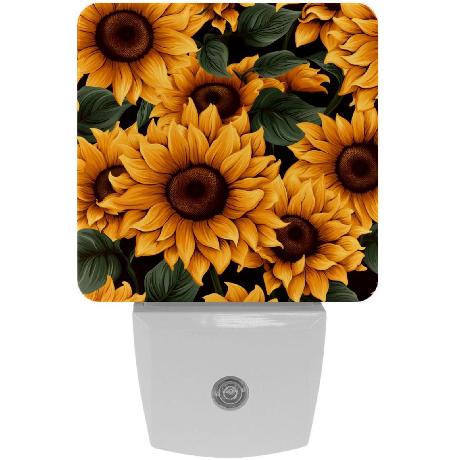 Sunflower Enhance Your Space with LED Square Night Lights - Versatile ...