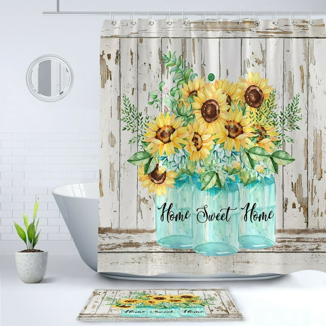 Sunflower Farmhouse Bath Collection: Create a Cozy Retreat with Rustic ...
