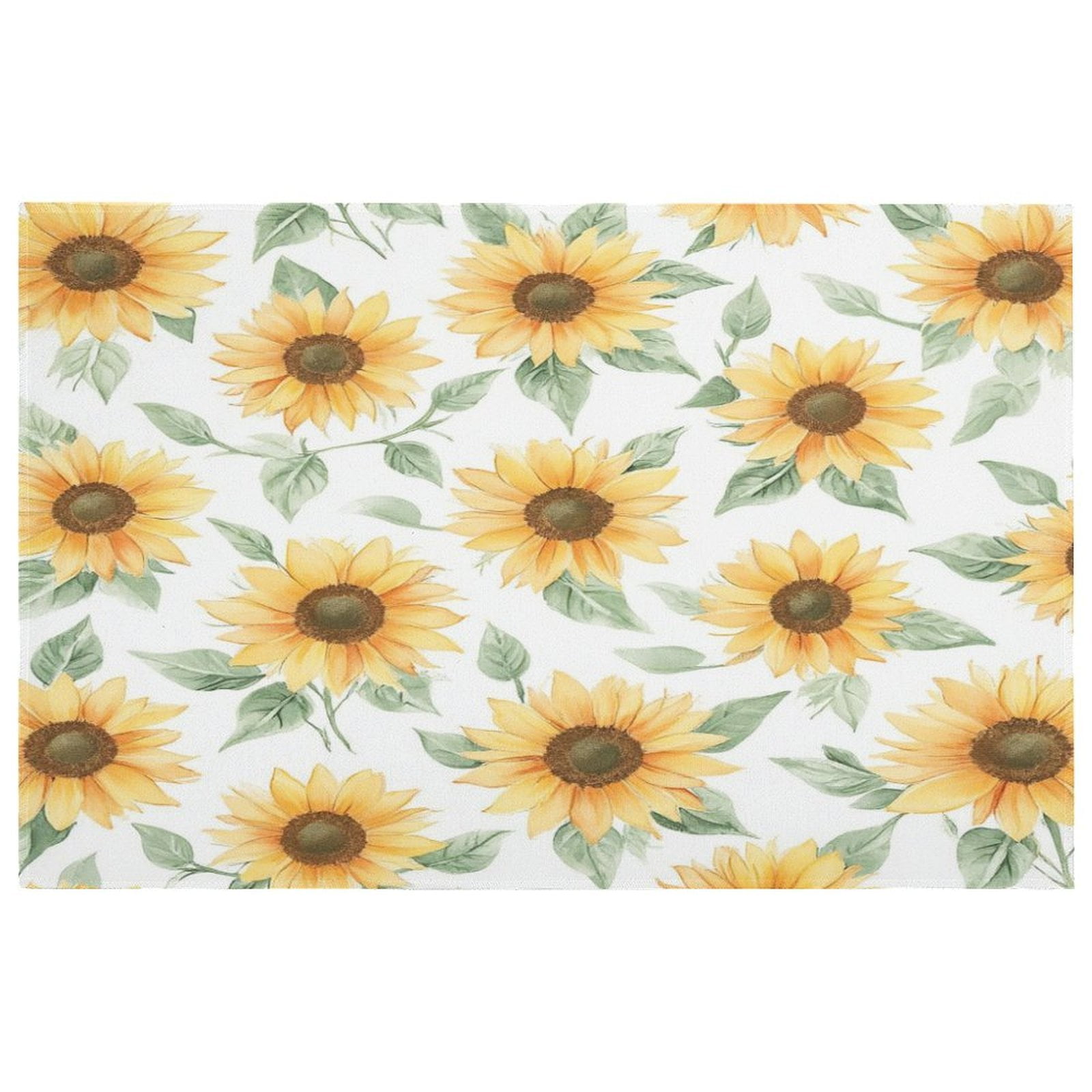 Sunflower Floral Pattern Adult Home Decor Bedroom Living Room Crystal ...