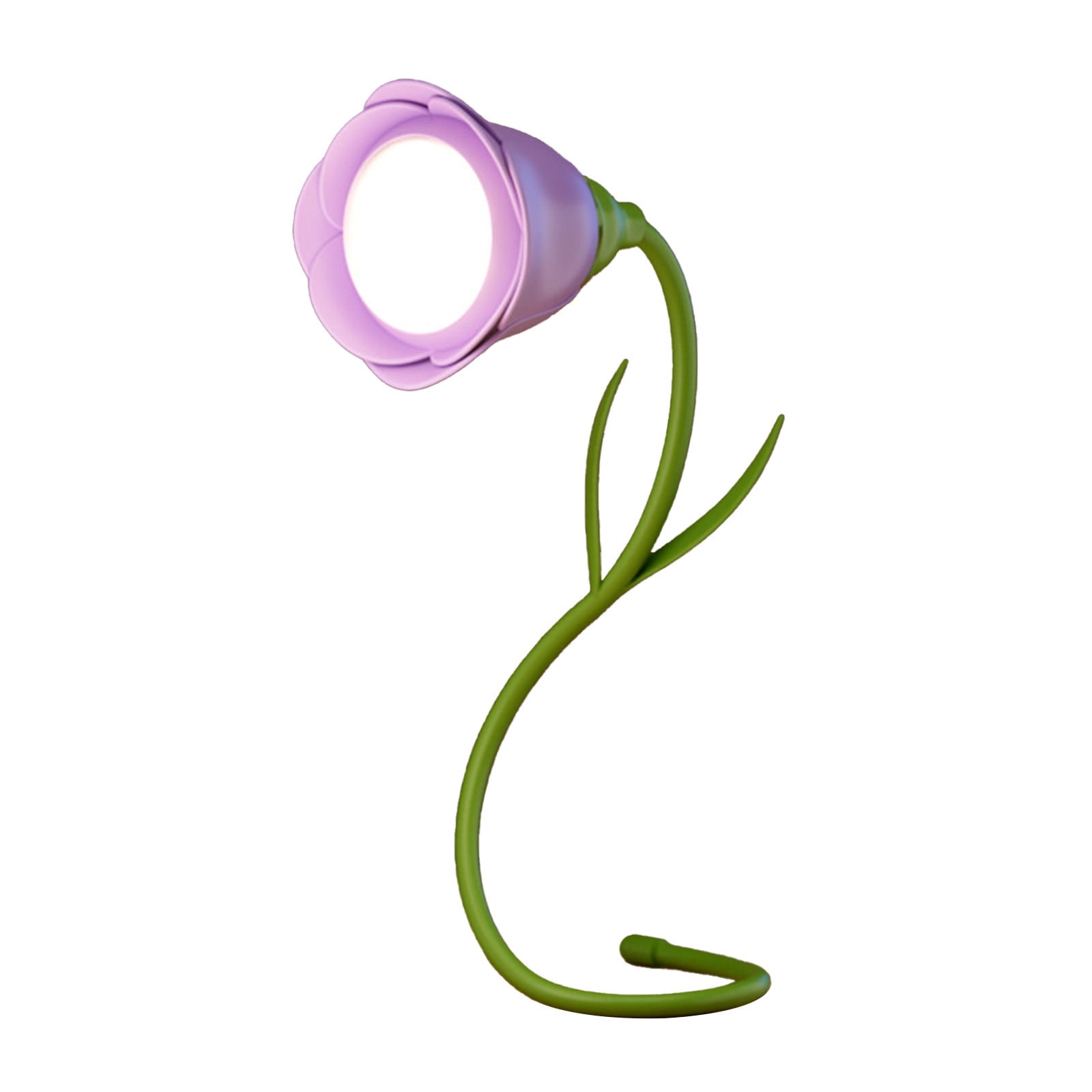 Sunflower Flower Lamp Flexible Gooseneck Rechargeable LED Lamp Unique ...