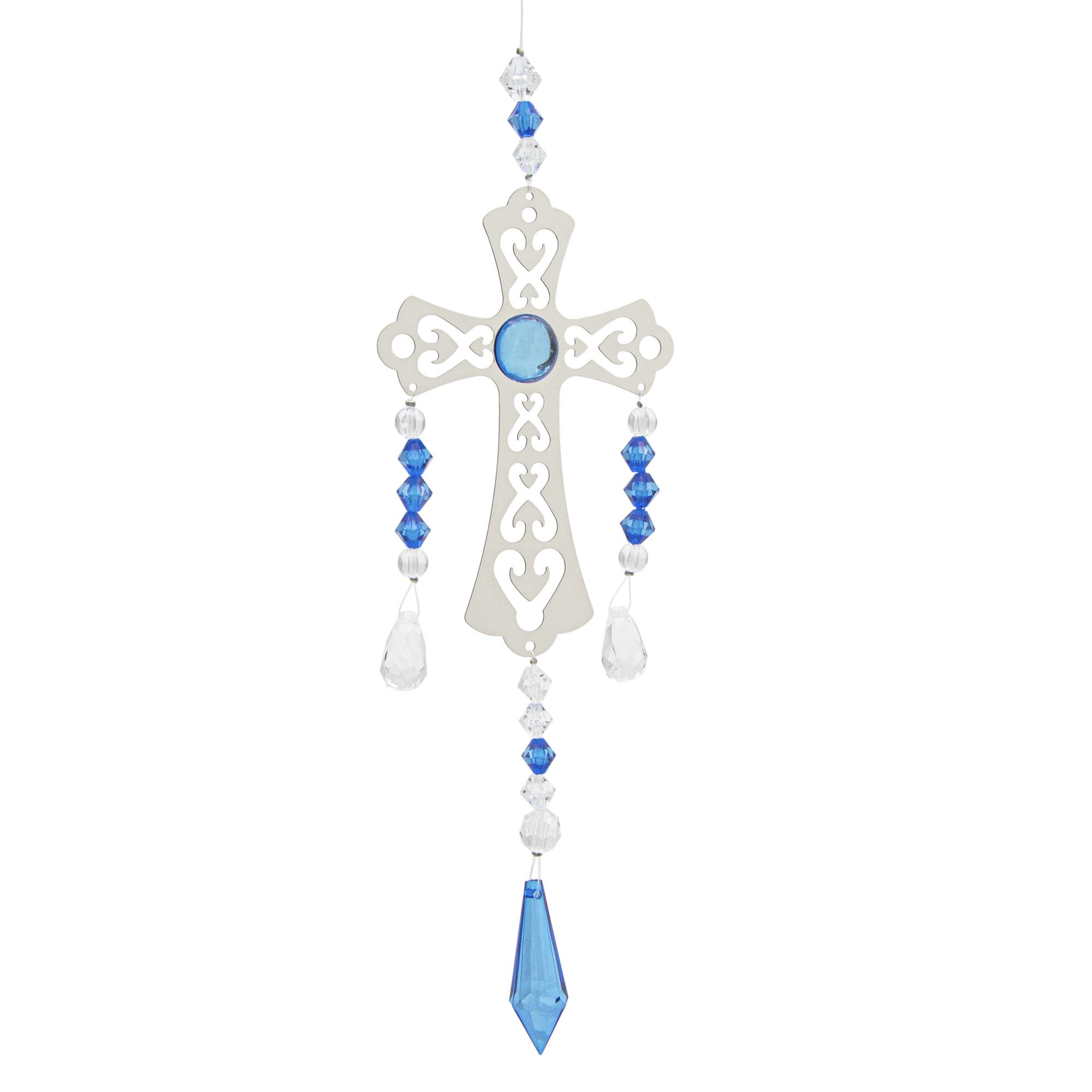 Sunflower Garden Birthstone Cross Suncatcher, September - Walmart.com