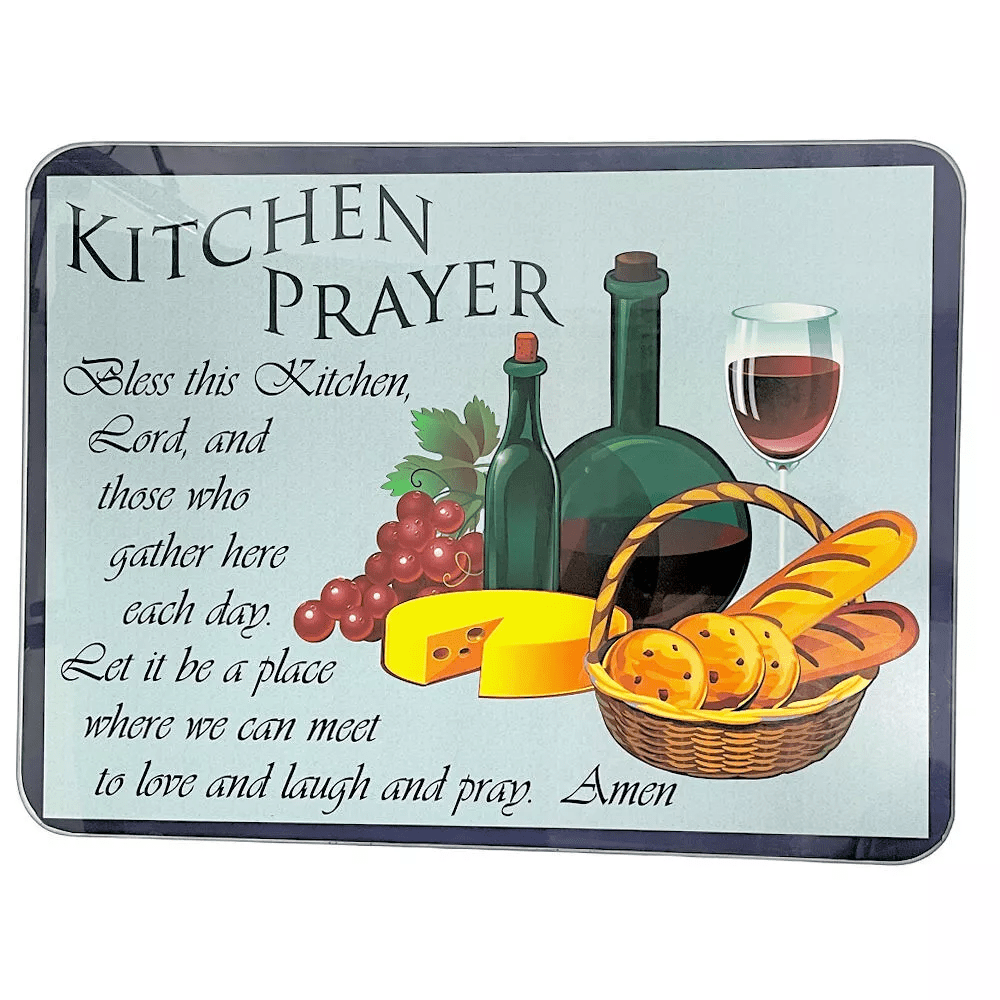 Decorative 12x16 Sunflower Garden Kitchen Prayer Tempered Glass Cutting ...
