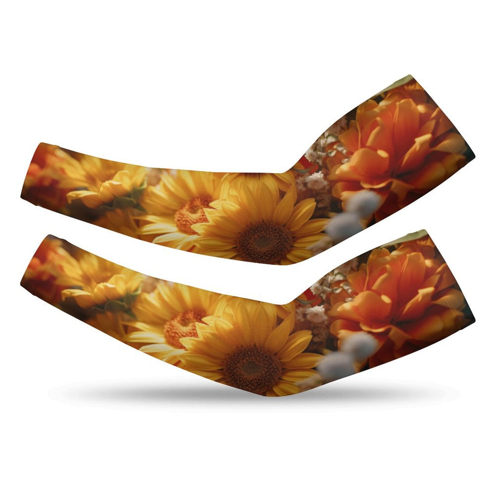 Sunflower Gardening Sleeves Farm Sun Protection Arm Cooling Sleeves ...