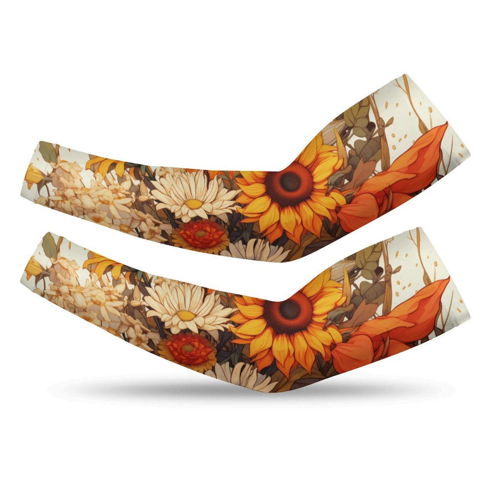 Sunflower Gardening Sleeves Farm Sun Protection Arm Cooling Sleeves ...