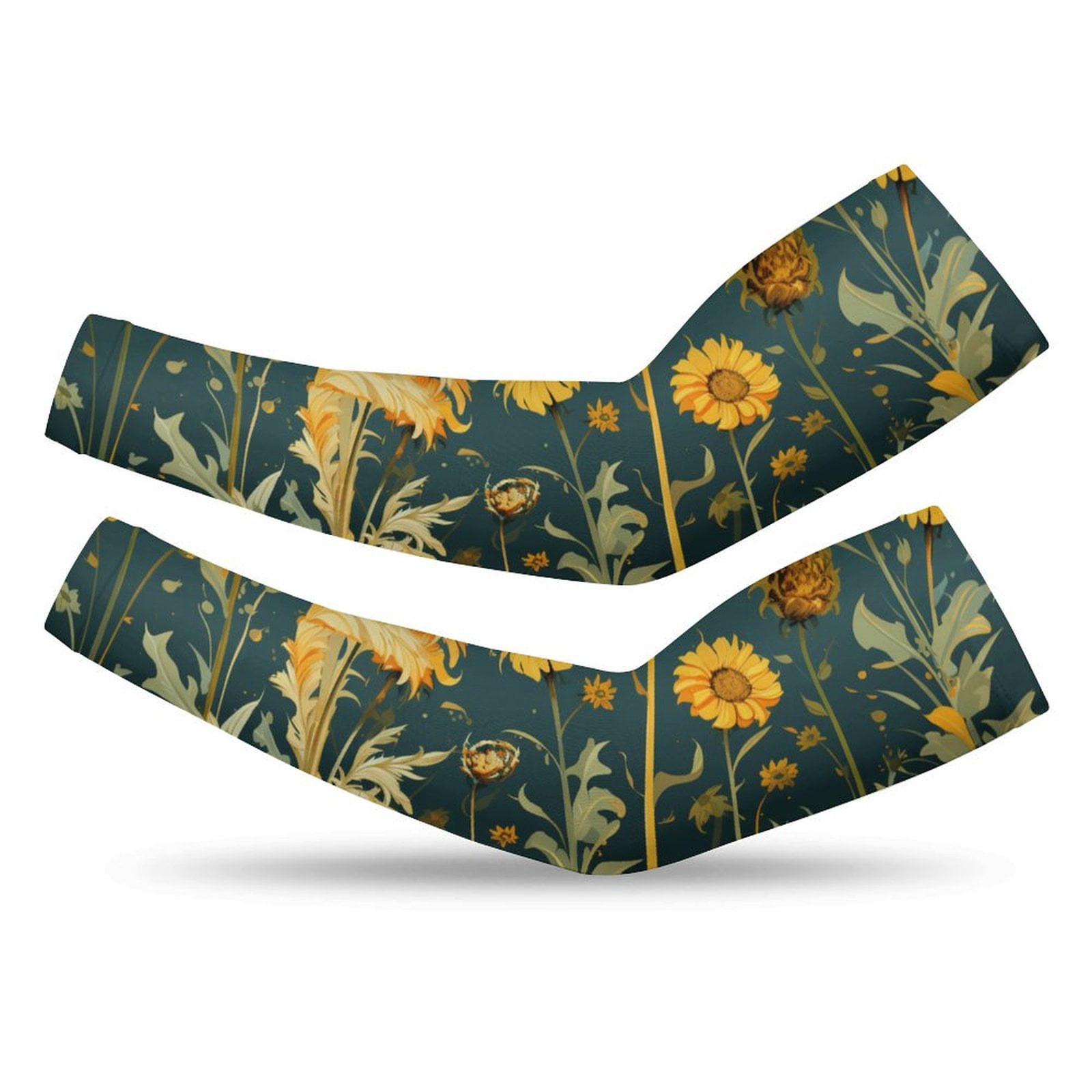 Sunflower Gardening Sleeves Farm Sun Protection Arm Cooling Sleeves ...