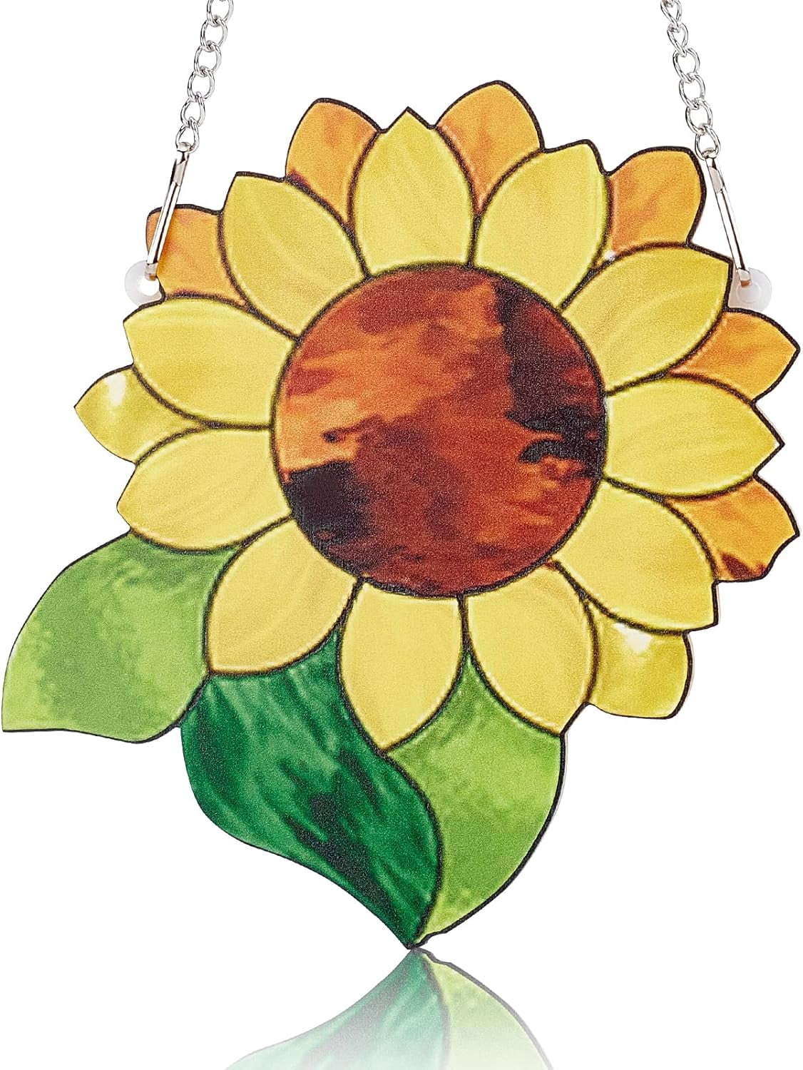 Sunflower Gift Window Hanging Acrylic Wall Decor Art Flower Decorations ...