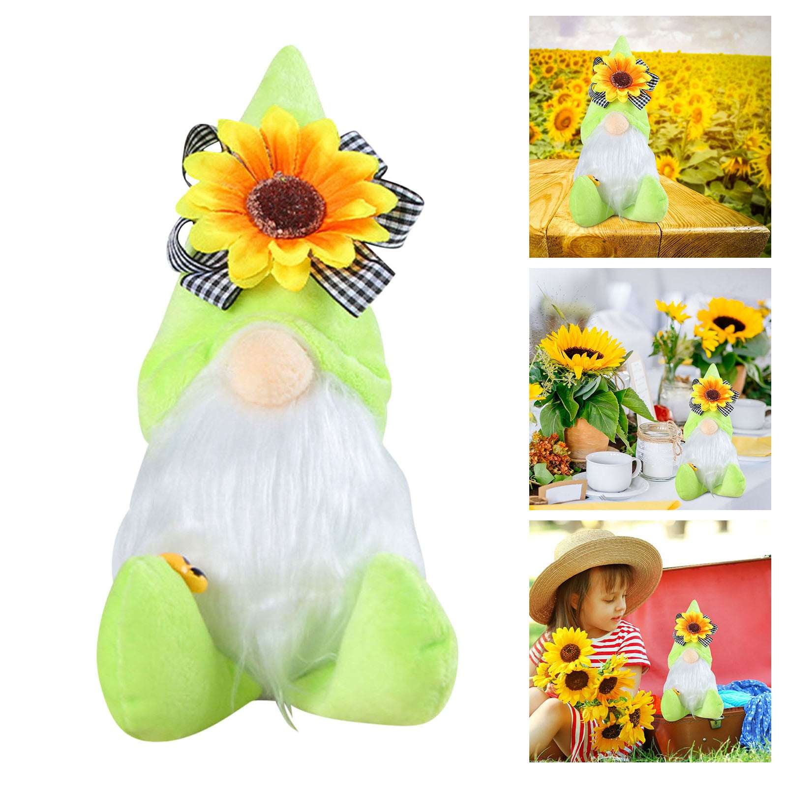 Sunflower Plush Handmade Cute Swedish Tomte Fall Nisse Farmhouse ...