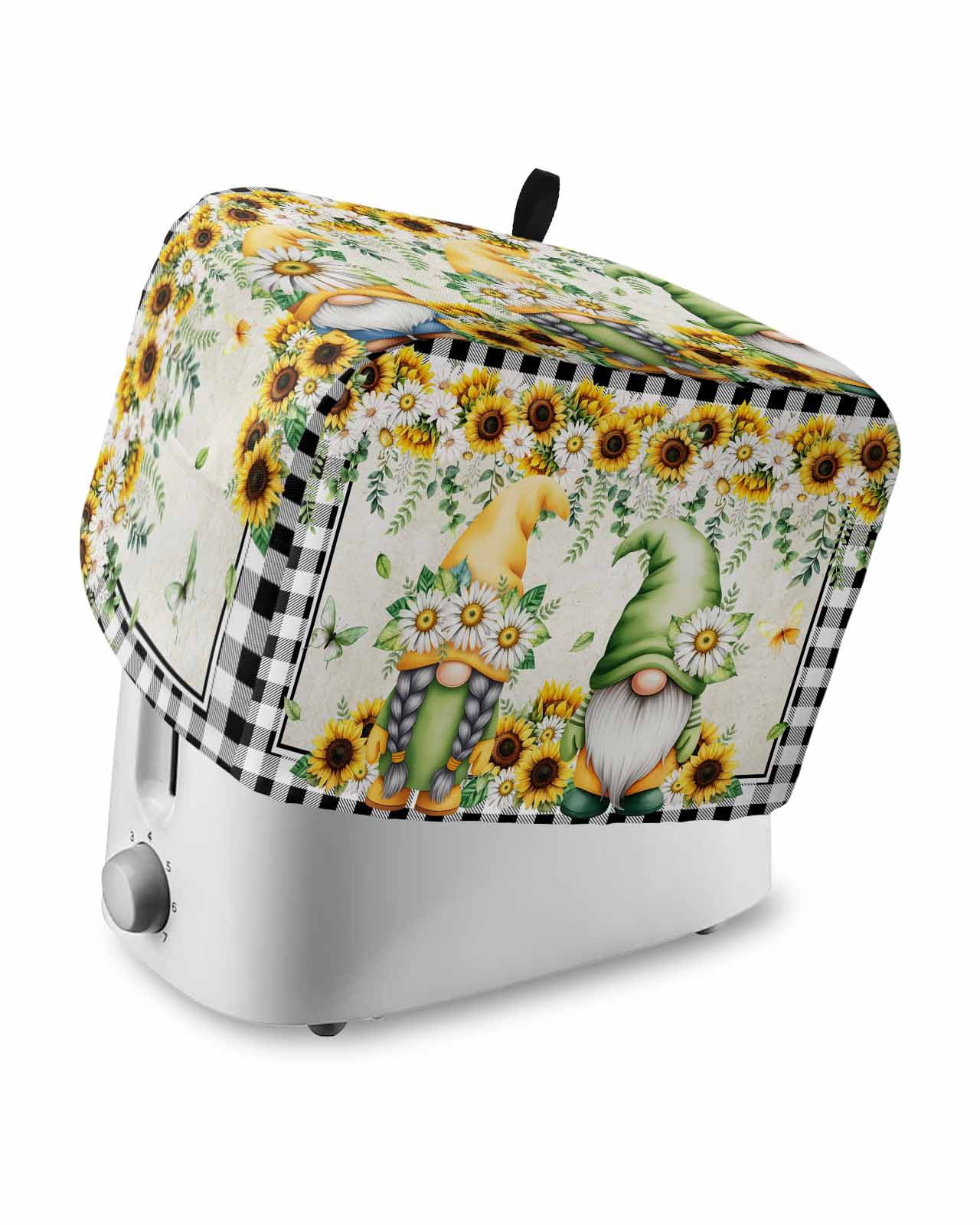 Sunflower Gnomes Small Toaster Cover 2 Slice, Kitchen Appliance Covers ...