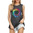 Sunflower Graphic Tank Tops for Women Summer Sleeveless Tee Shirts Boho Tank Top - Walmart.com
