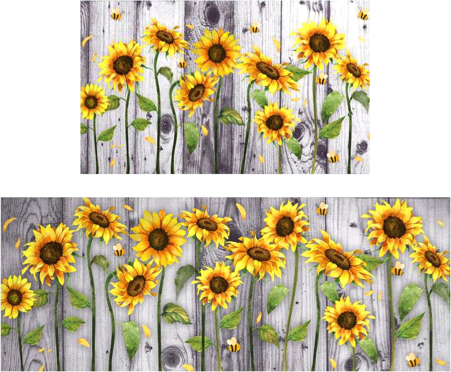 Sunflower Kitchen Rugs and Mats Anti Fatigue, Sunflower Kitchen Mat ...