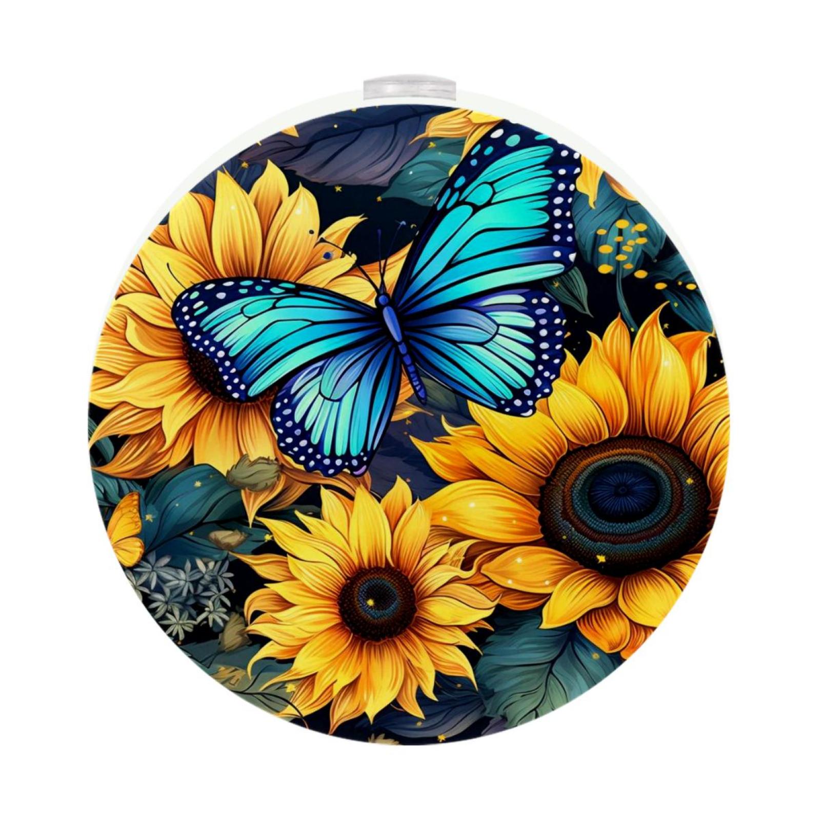 Sunflower LED Round Night Light-2PCS: Compact and Energy-Efficient ...