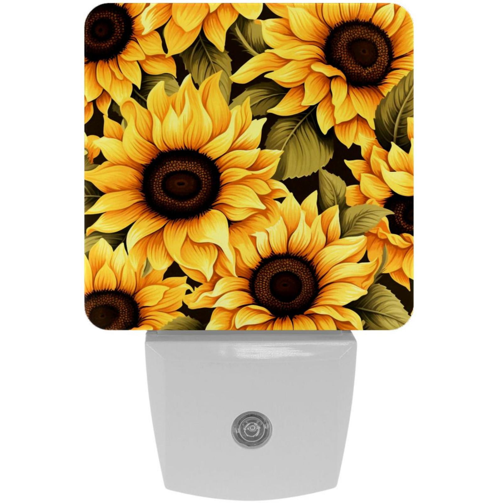 Sunflower LED Square Night Light - Energy Efficient Plug-in Nightlight ...