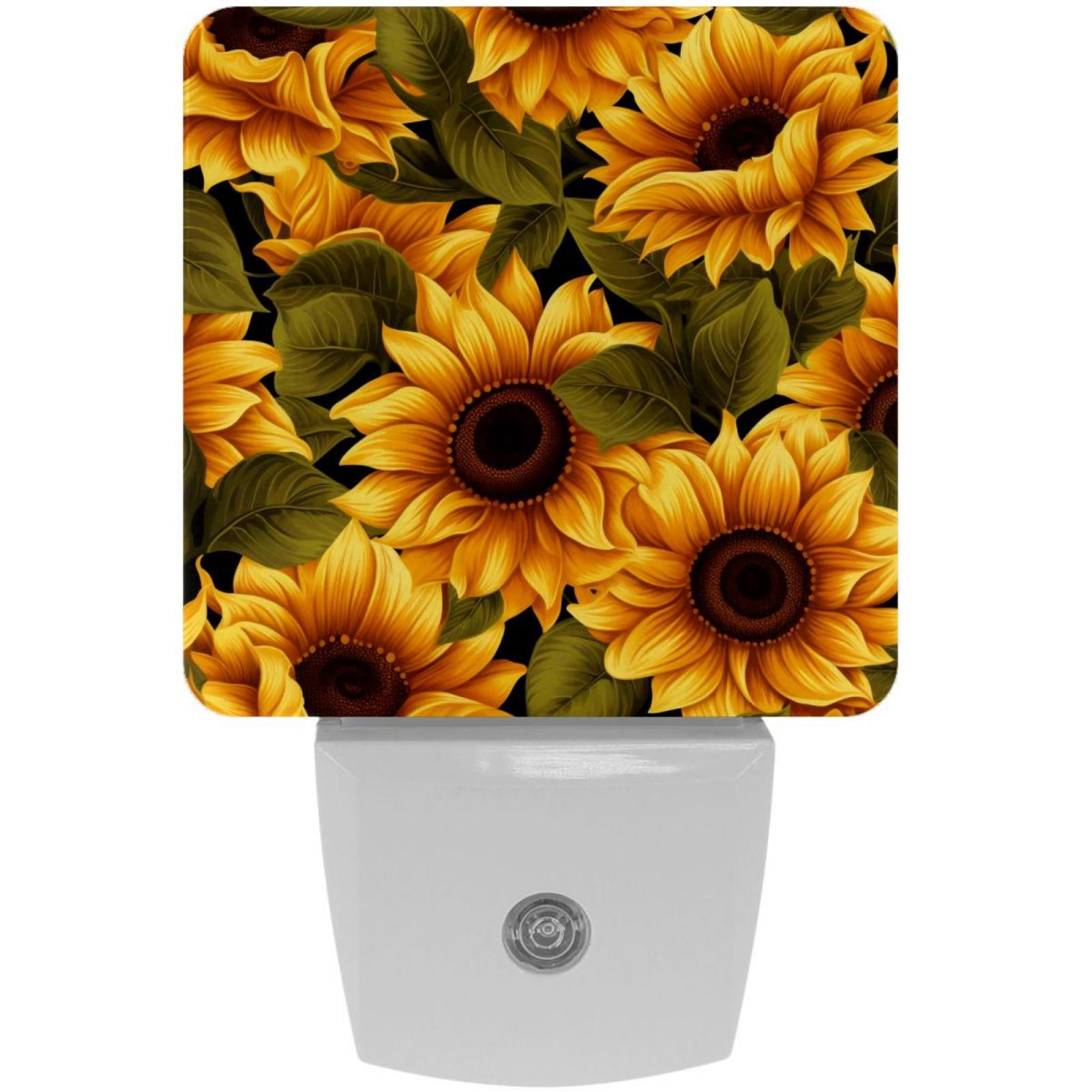 Sunflower LED Square Night Lights - Elegant and Energy Efficient ...
