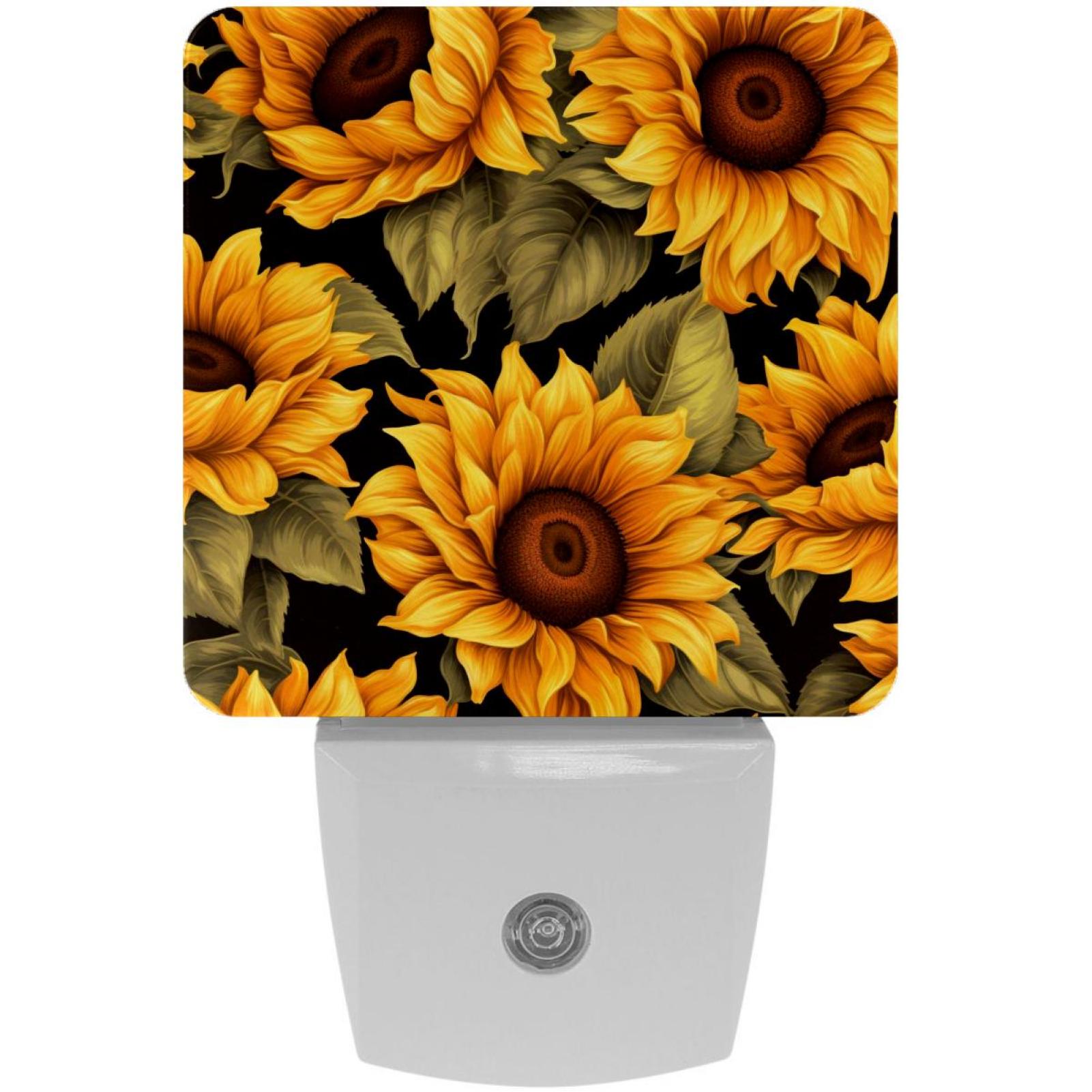 Sunflower LED Square Night Lights - Stylish and Energy-Efficient ...
