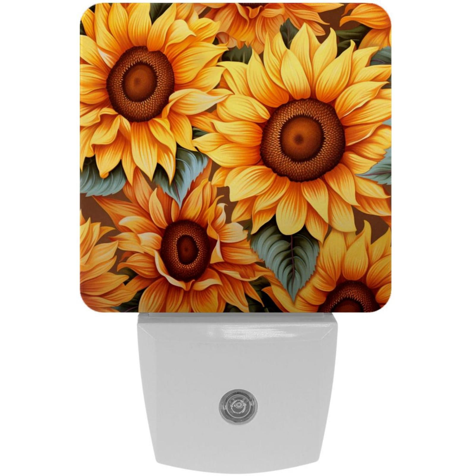 Sunflower LED Square Night Lights - Stylish and Energy-Efficient ...