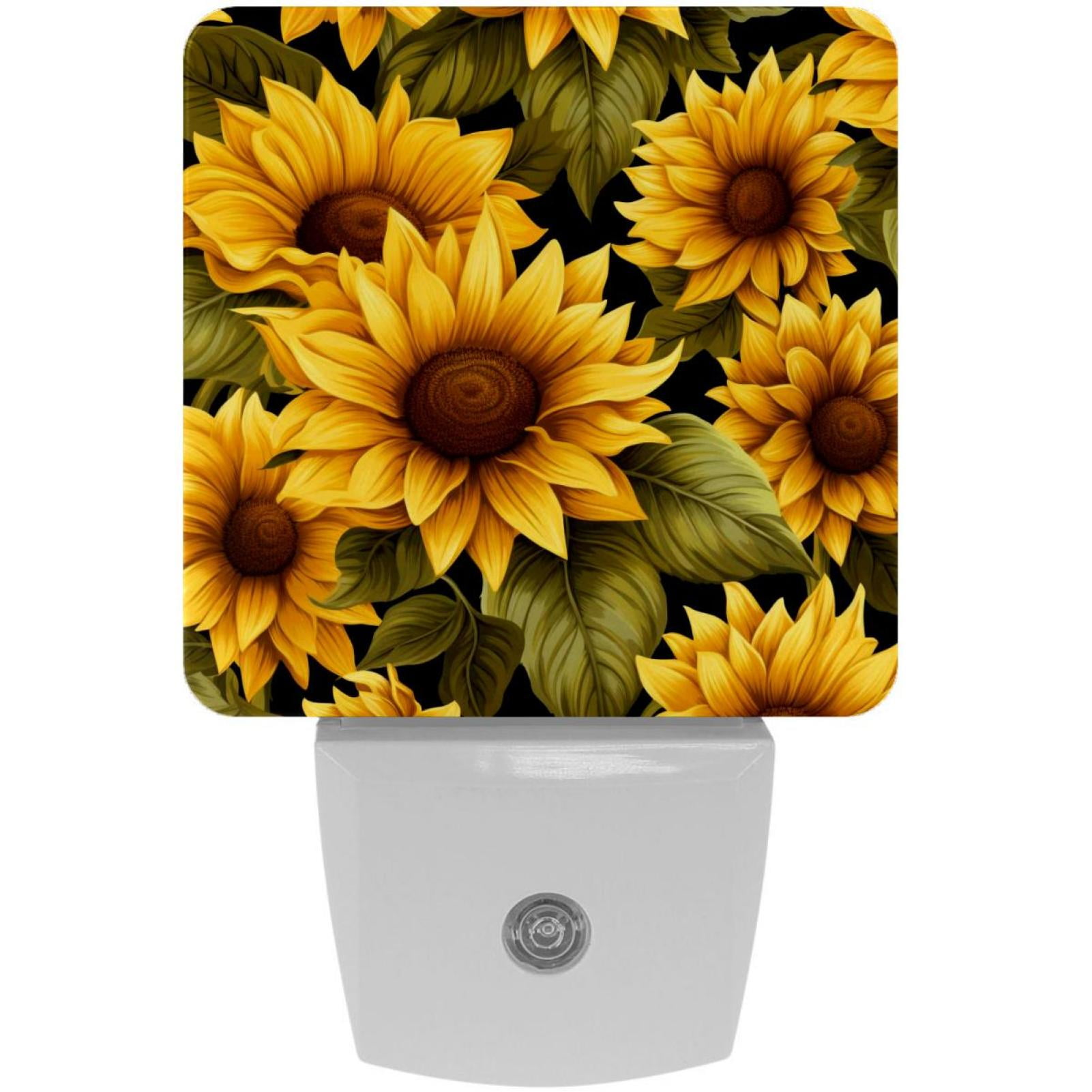 Sunflower LED Square Night Lights - Stylish and Functional Nightlight ...