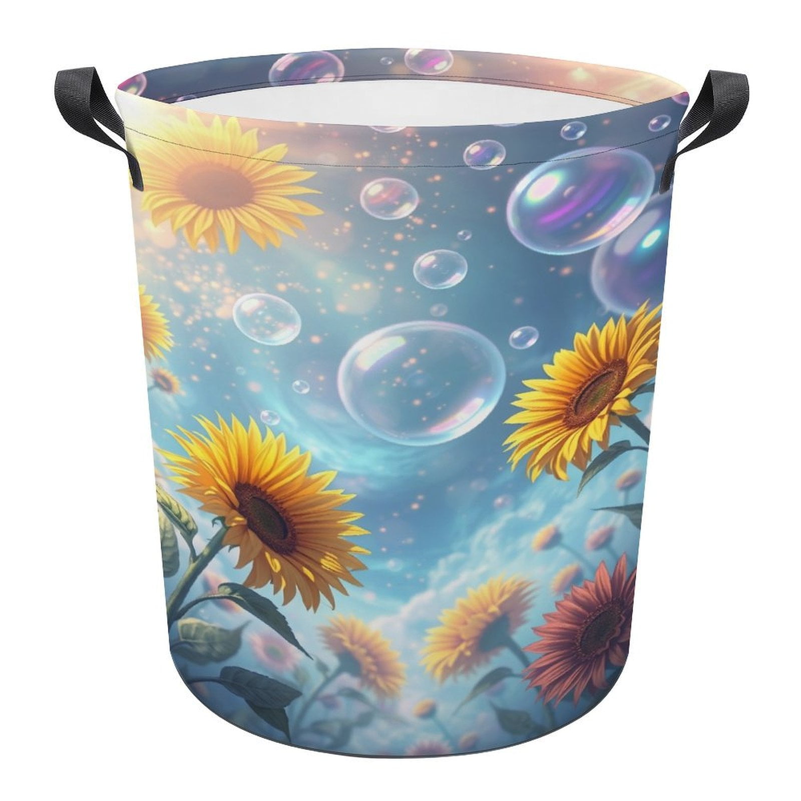 Sunflower Laundry Basket Foldable Large Clothes Storage Bin Baby Hamper - Walmart.com