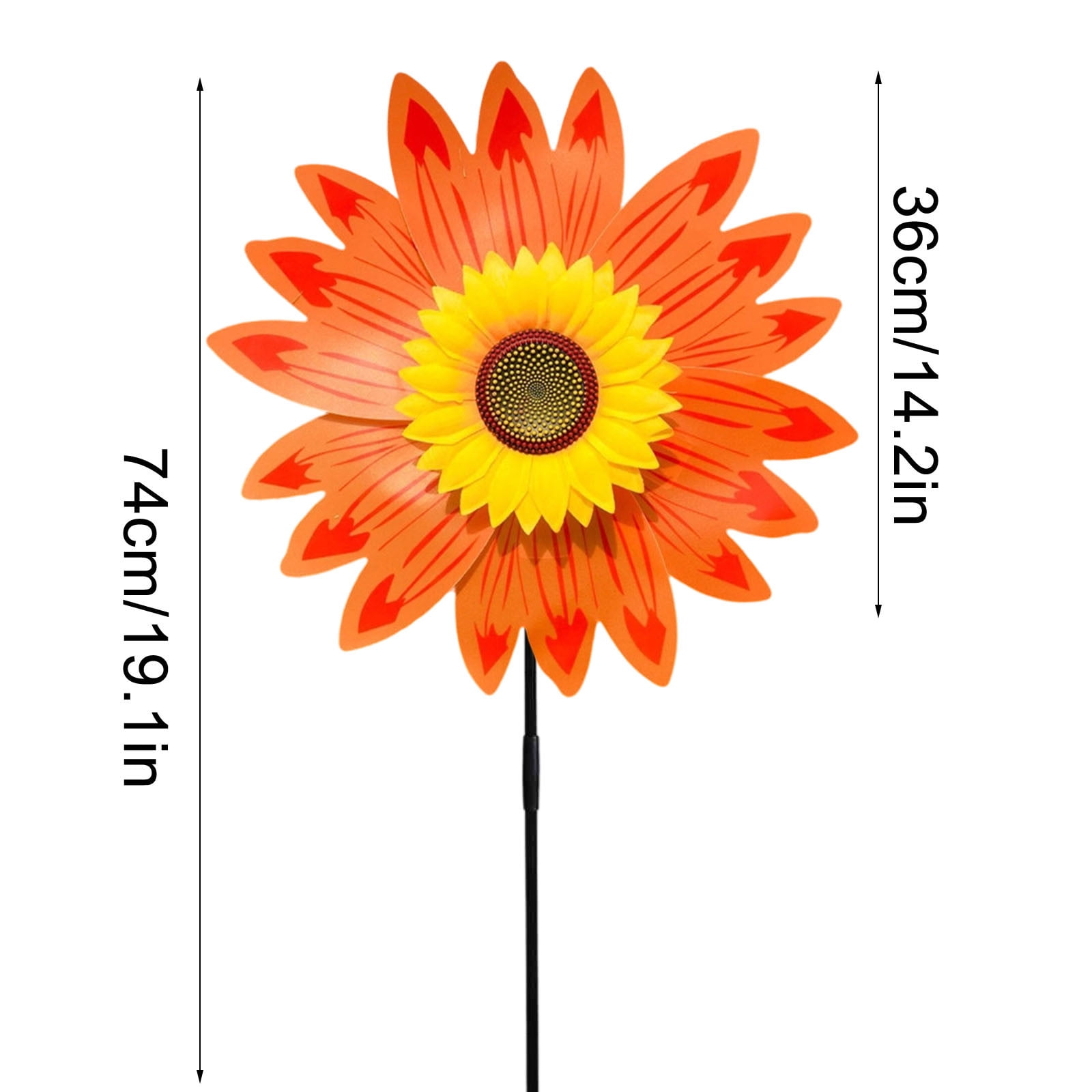 Sunflower Lawn Pinwheels Wind Spinners Large Windmill Pinwheel for ...