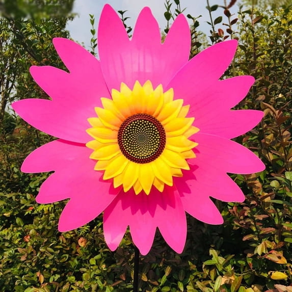 Sunflower Lawn Pinwheels Wind Spinners Large Windmill Pinwheel for ...