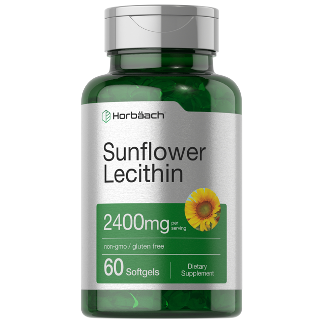 Sunflower Lecithin 2400mg | 60 Softgels | Naturally Occurring ...