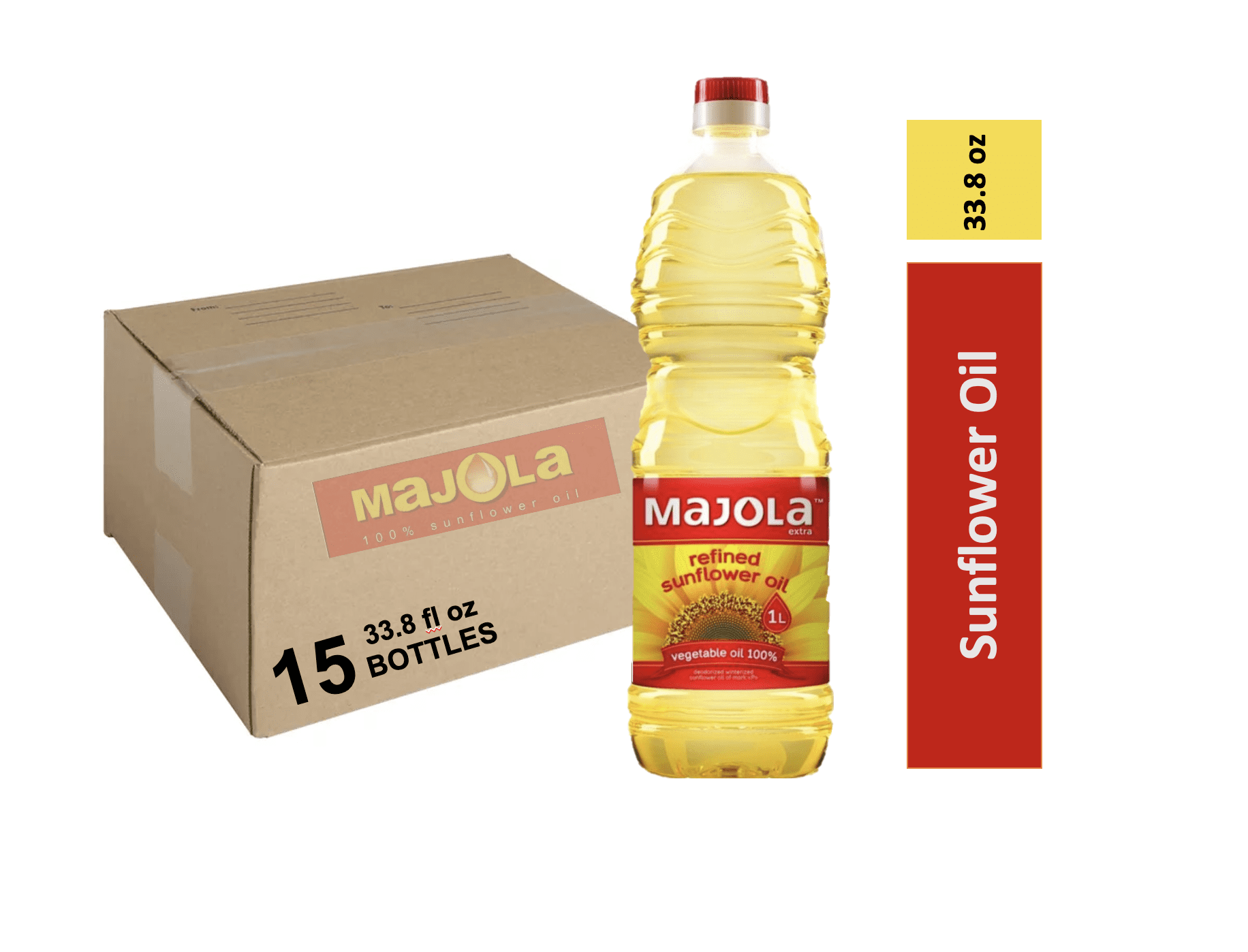 Sunflower Oil MAJOLA Ukraine's Finest Refined Winterized Non-GMO with ...