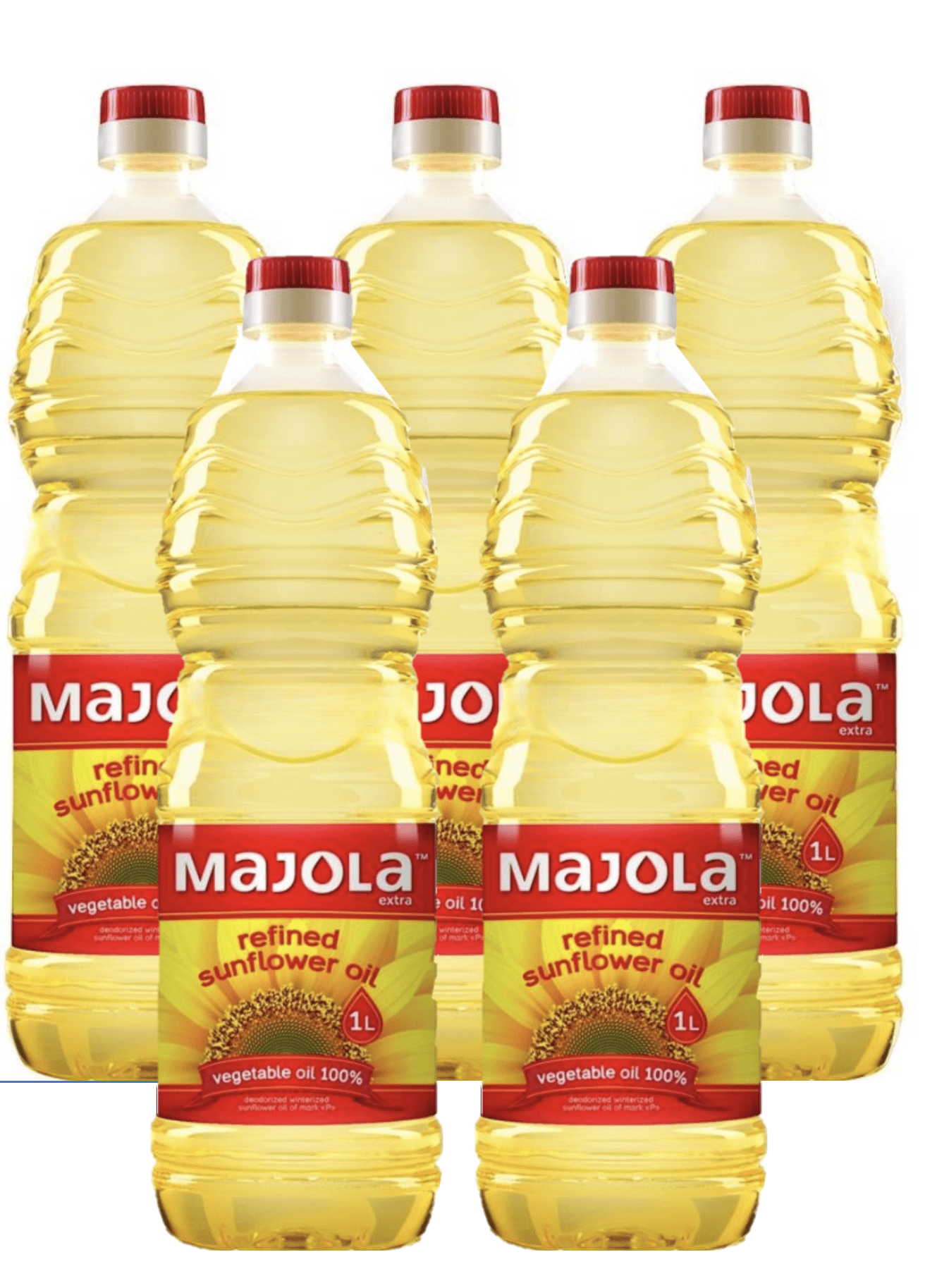 MAJOLA Pure Cooking Sunflower Oil - Ukraine's Finest Refined Winterized ...