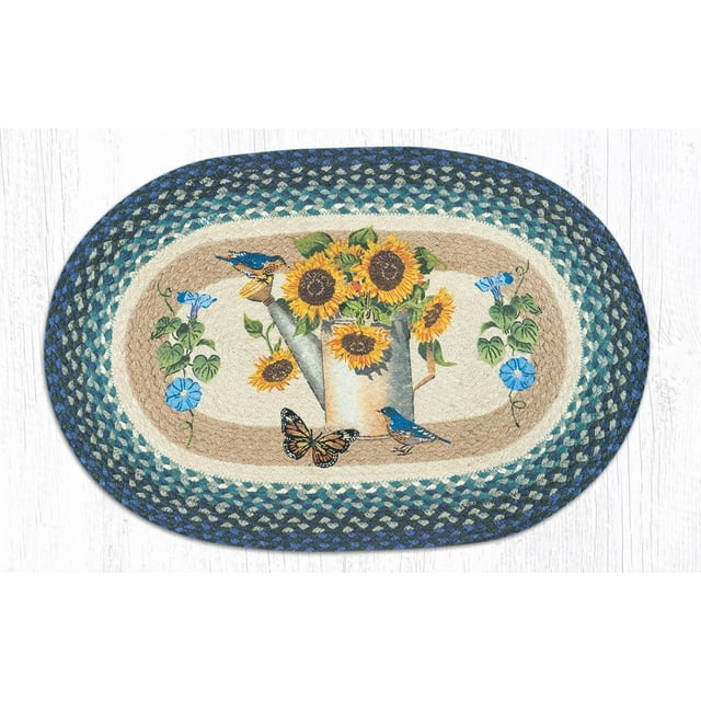 Sunflower Oval Rugs - Walmart.com