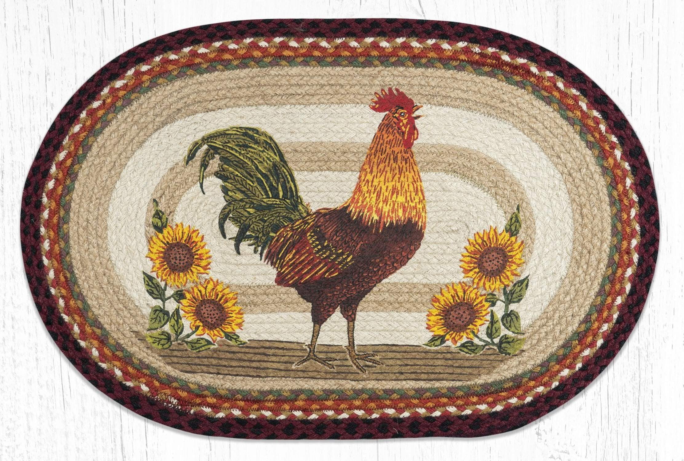 Sunflower Oval Rugs - Walmart.com