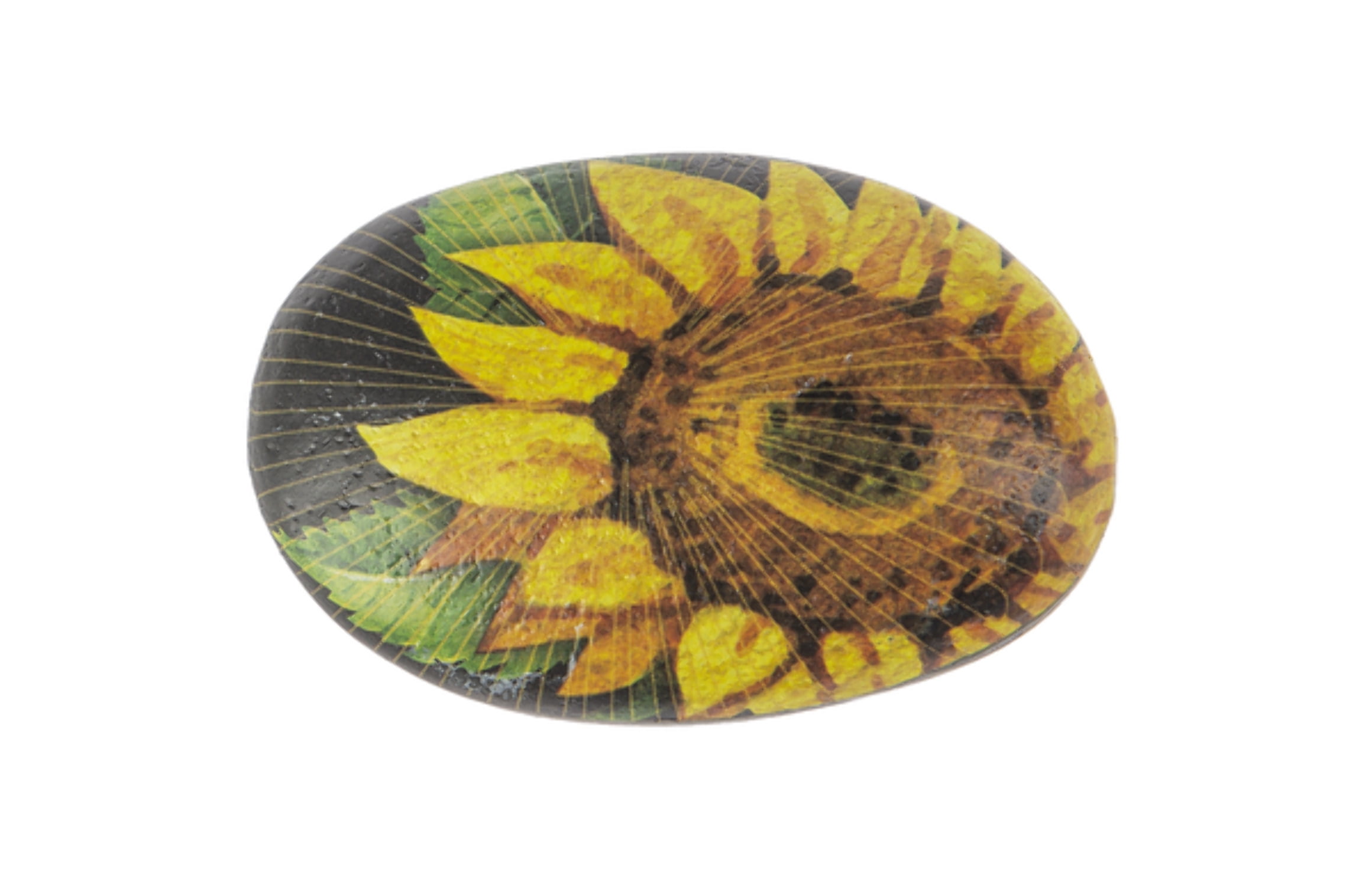 Sunflower Painted Art Rocks | Decorative Resin Stones - Walmart.com