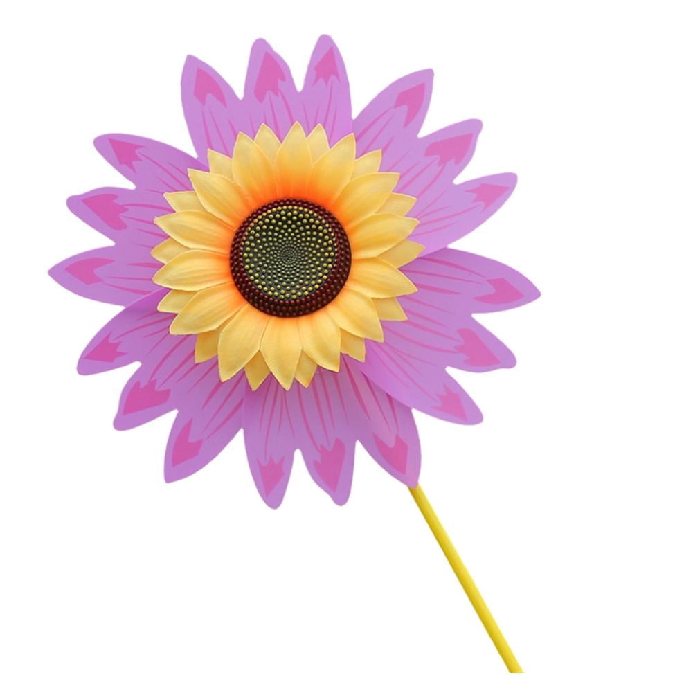 Sunflower Patio Lawn Pinwheel Wind Spinner Garden Party Windmill for ...