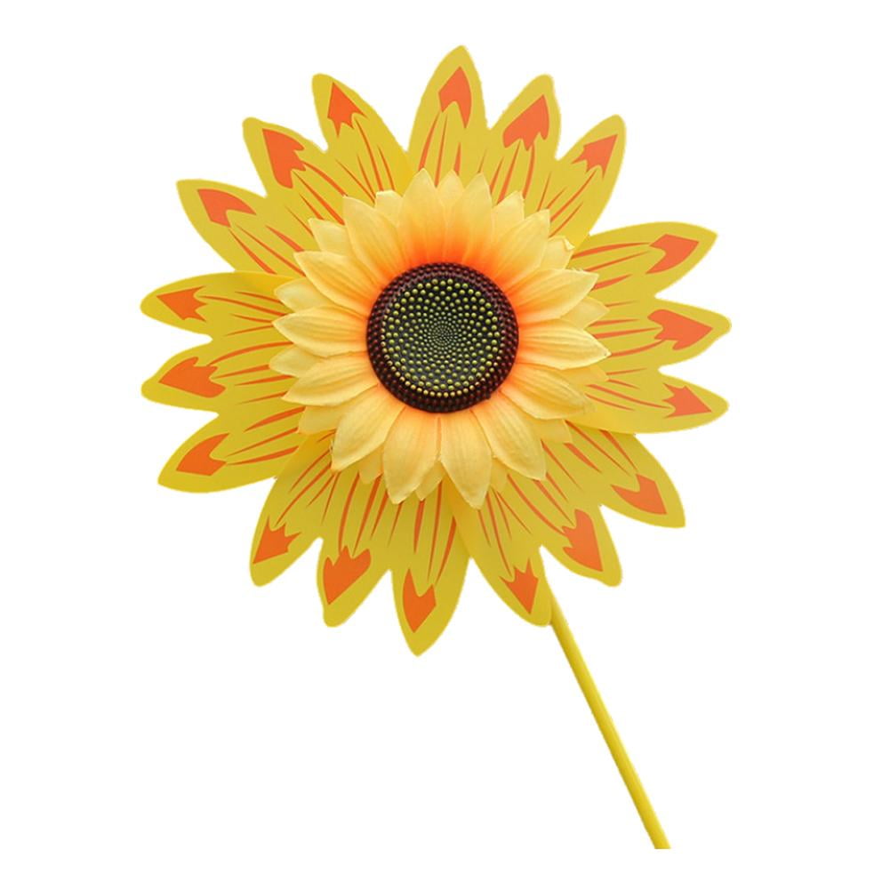 Sunflower Patio Lawn Pinwheel Wind Spinners Garden Party New For Decor ...