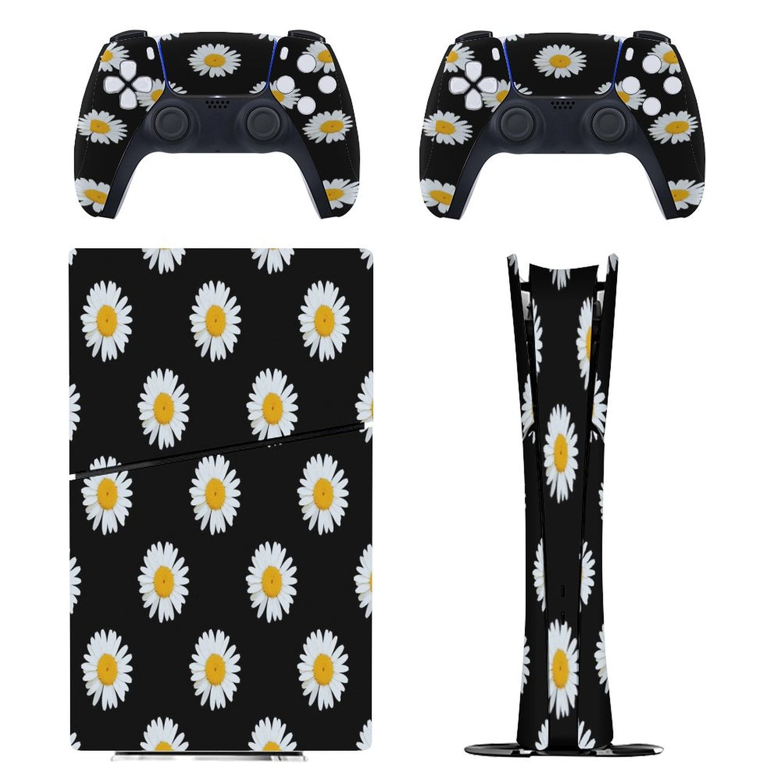Sunflower Pattern PS5/PS5 Slim Digital Disc Skin Sticker For Console ...