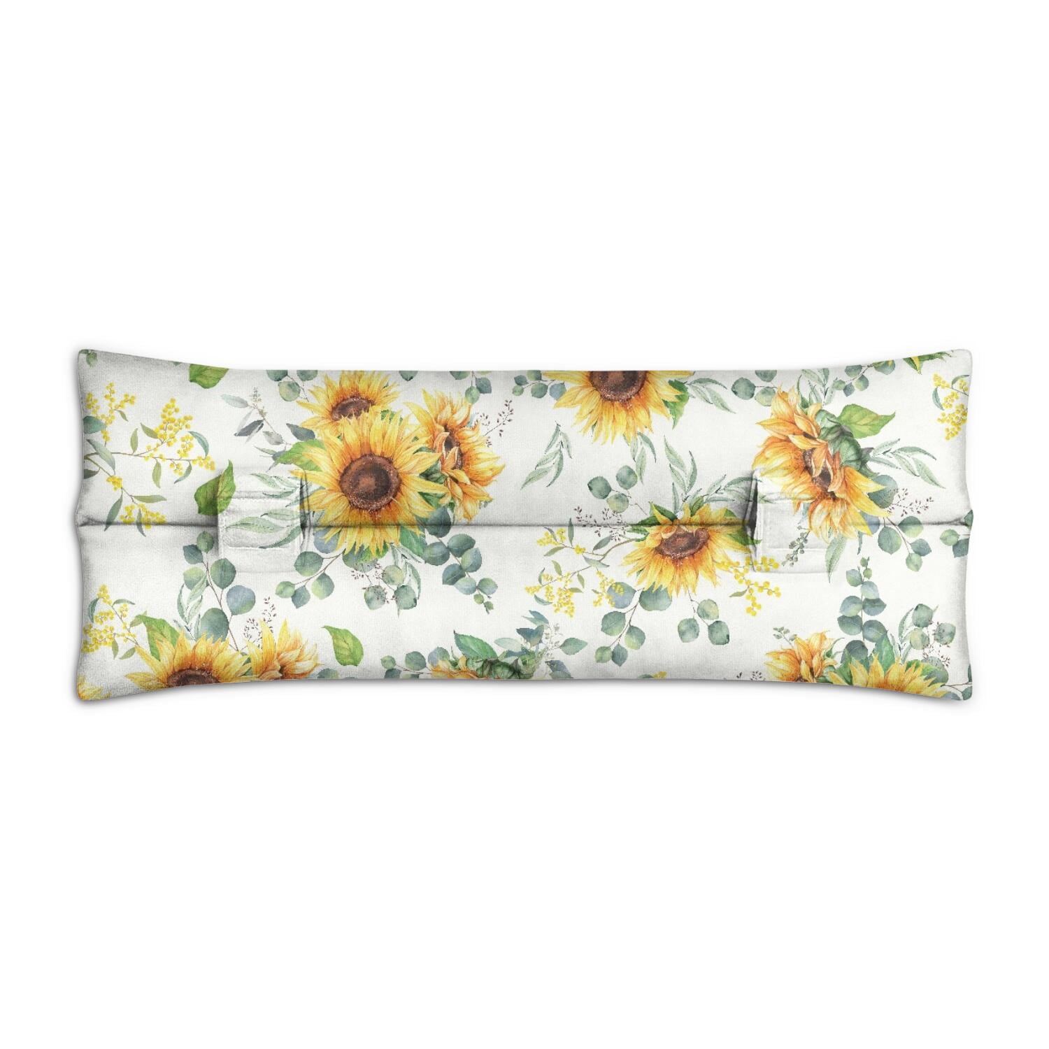 Sunflower Print Post Surgery Seatbelt Pillow - Soft Mastectomy Cushion ...