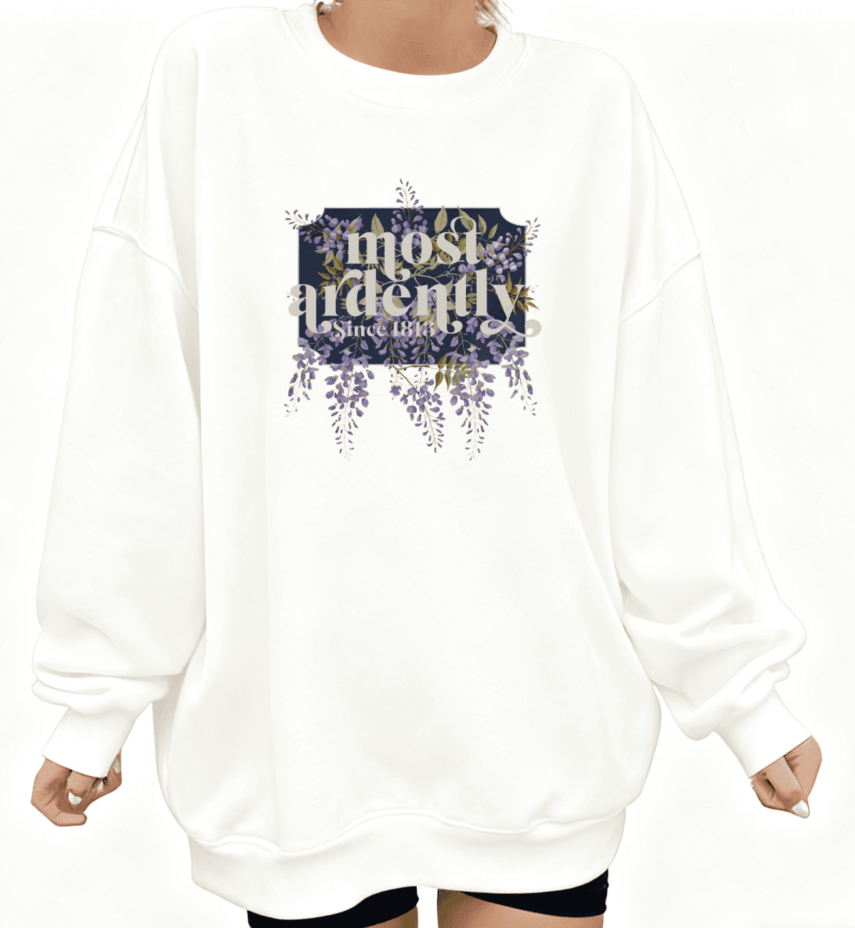 Sunflower Print Sweatshirt Sweatshirt Spring Style White S-3XL Popular ...