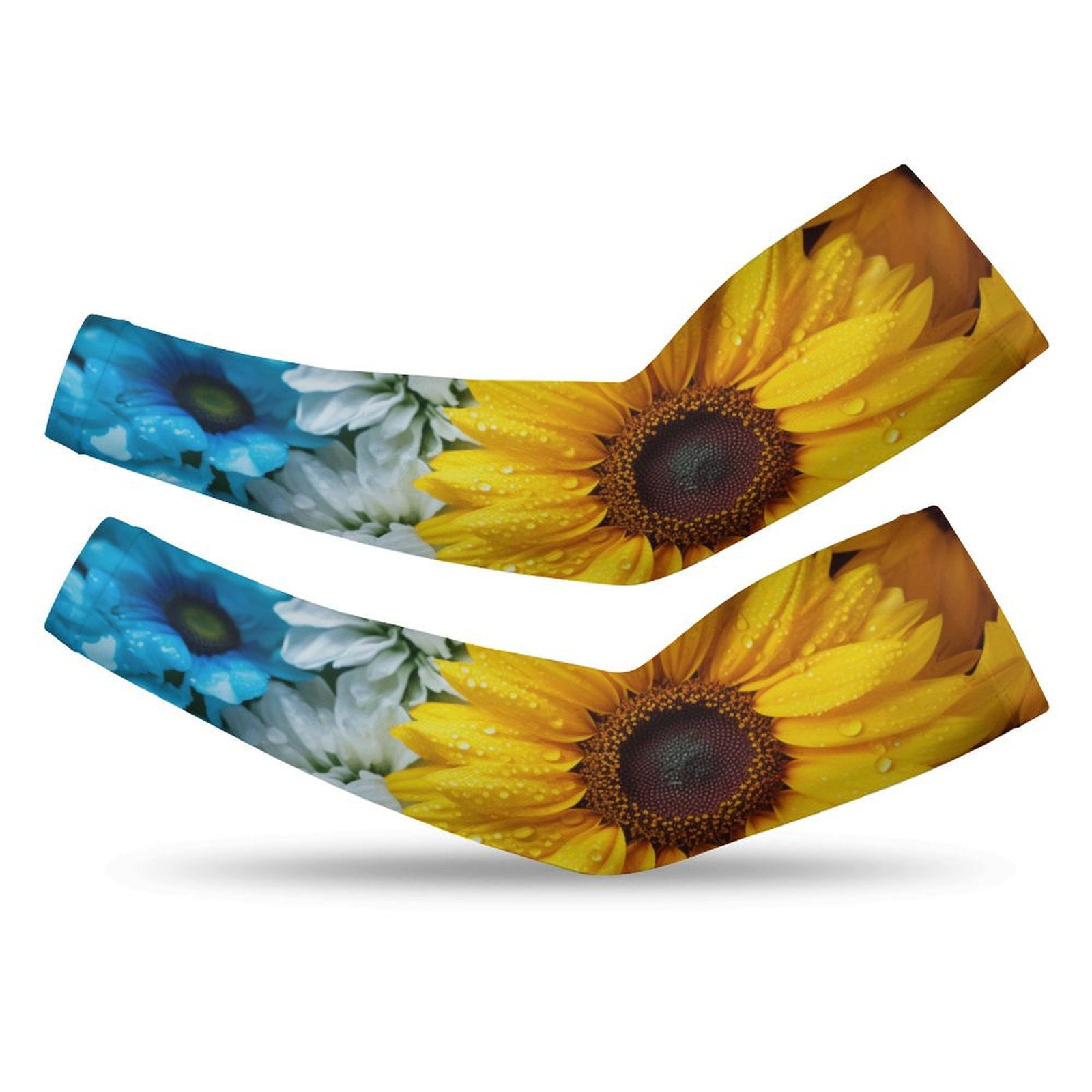 Sunflower Protection Cooling Arm Sleeves For Men Women, Uv Compression ...
