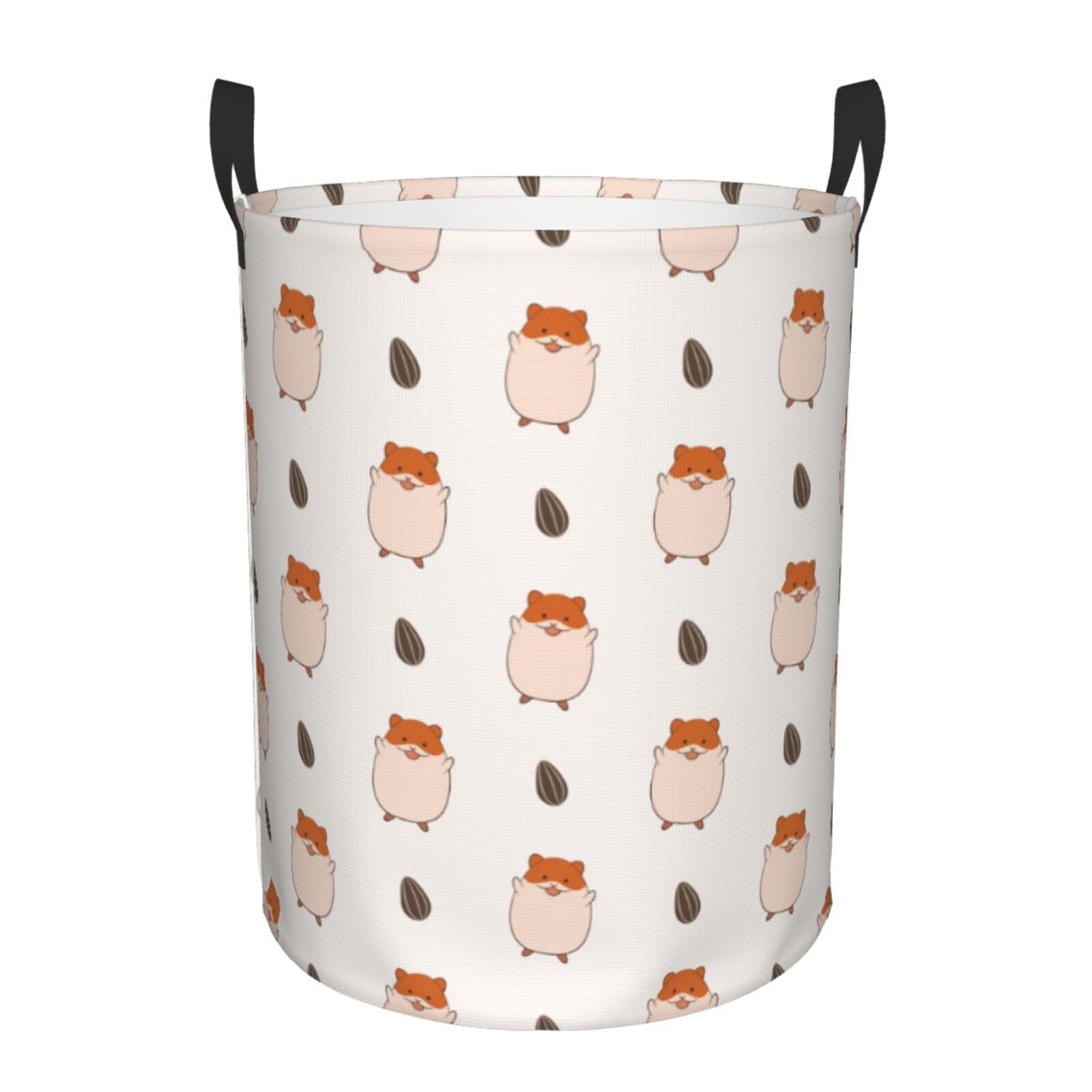 Sunflower Seed Cute Hamster Laundry Basket, Laundry Hamper Waterproof ...